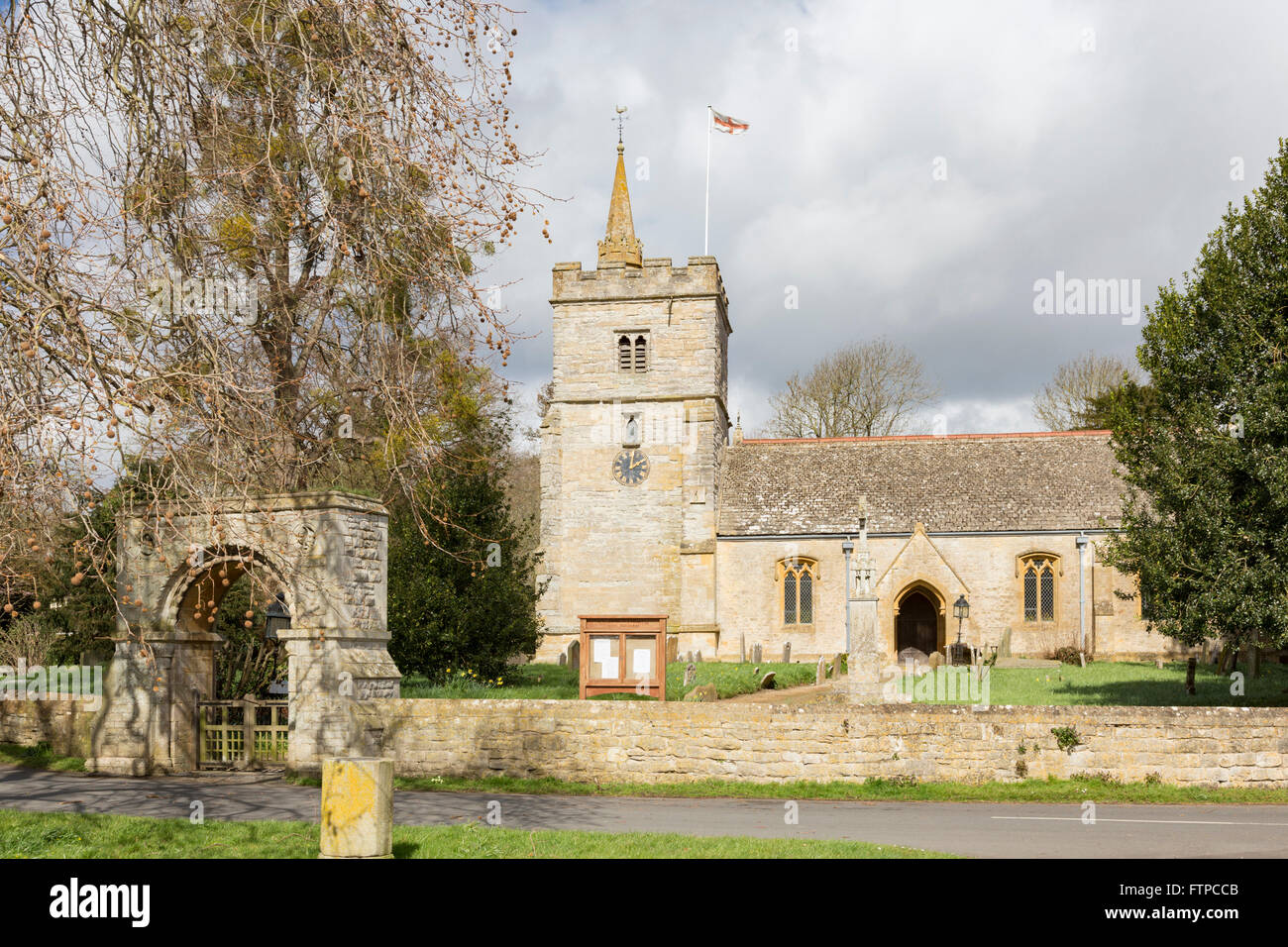 St James Church at Birlingham, Worcestershire, England, UK Stock Photo ...