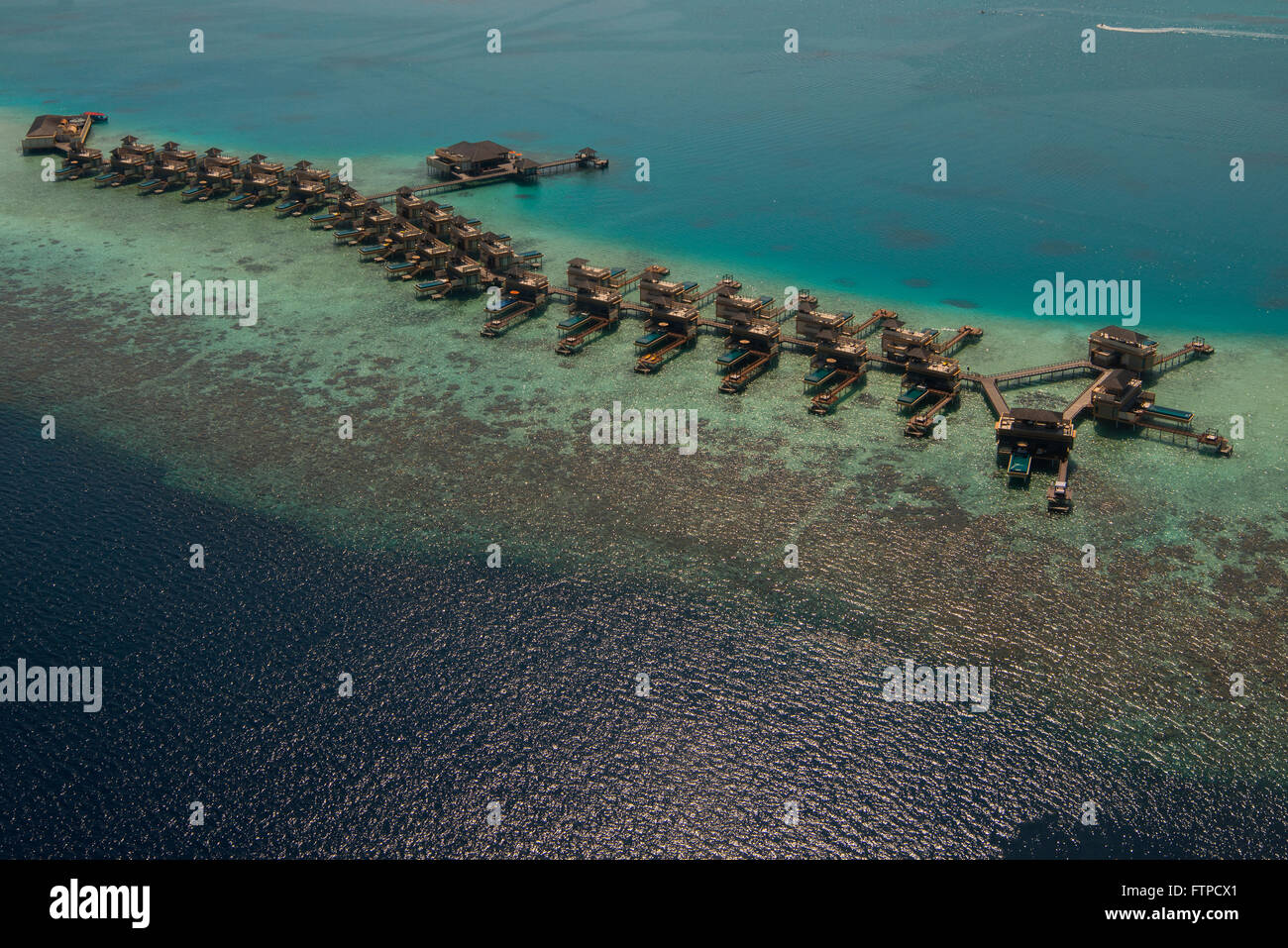 Reef Resort, Maldives Stock Photo - Alamy