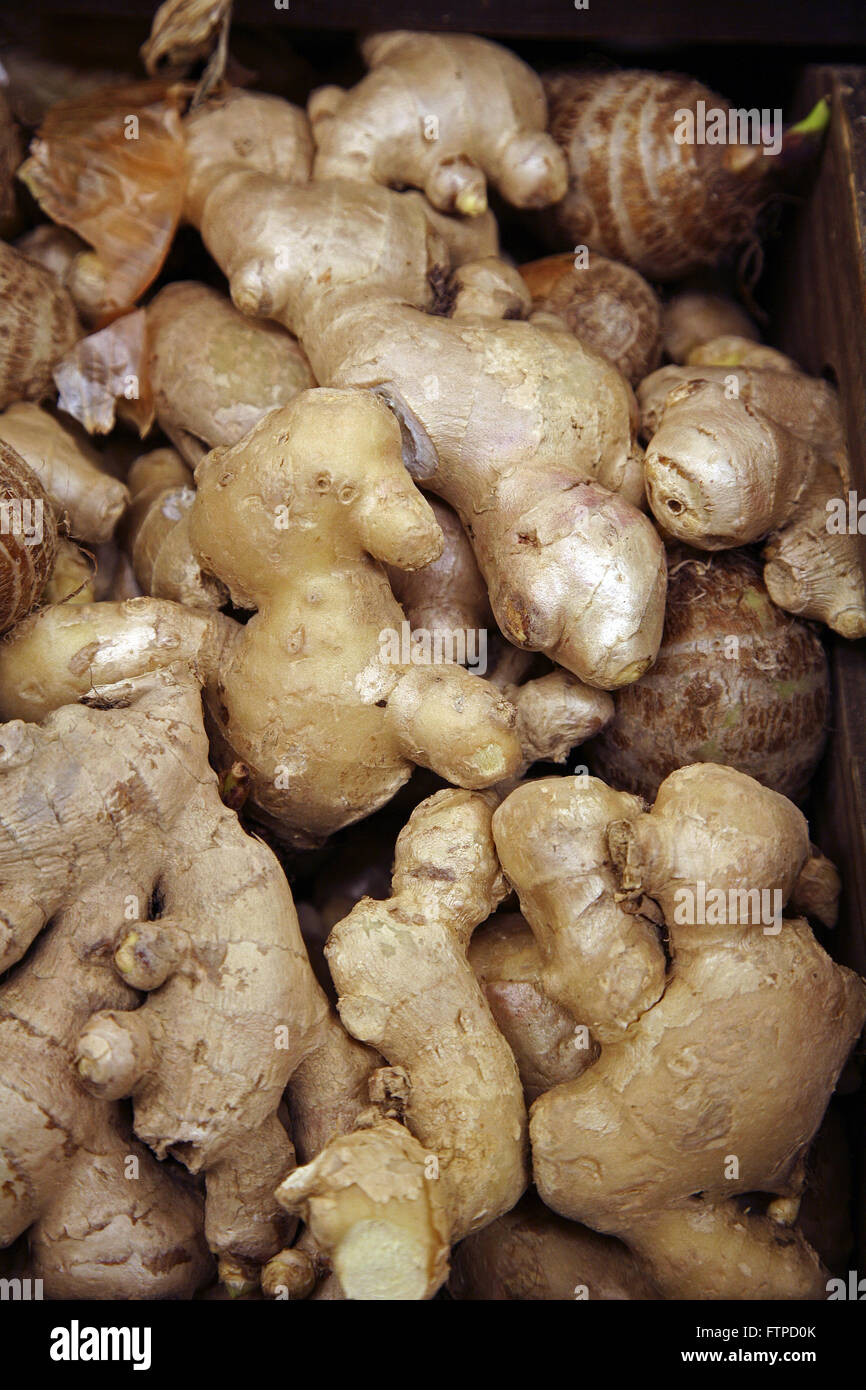 Ginger sale at supermarket Stock Photo - Alamy