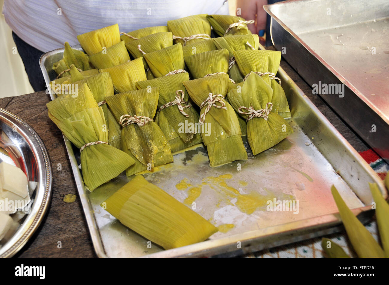 Tamales in pan Stock Photo - Alamy