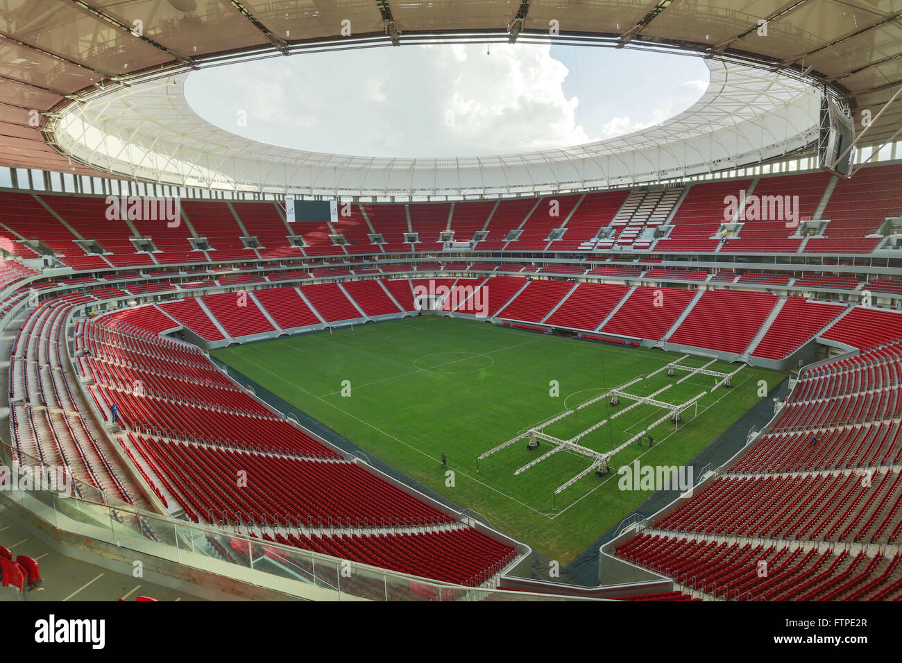 Inside the National Stadium known as Estadio Mane Garrincha Brasilia ... Inside the National Stadium known as Estadio Mane Garrincha Brasilia ...