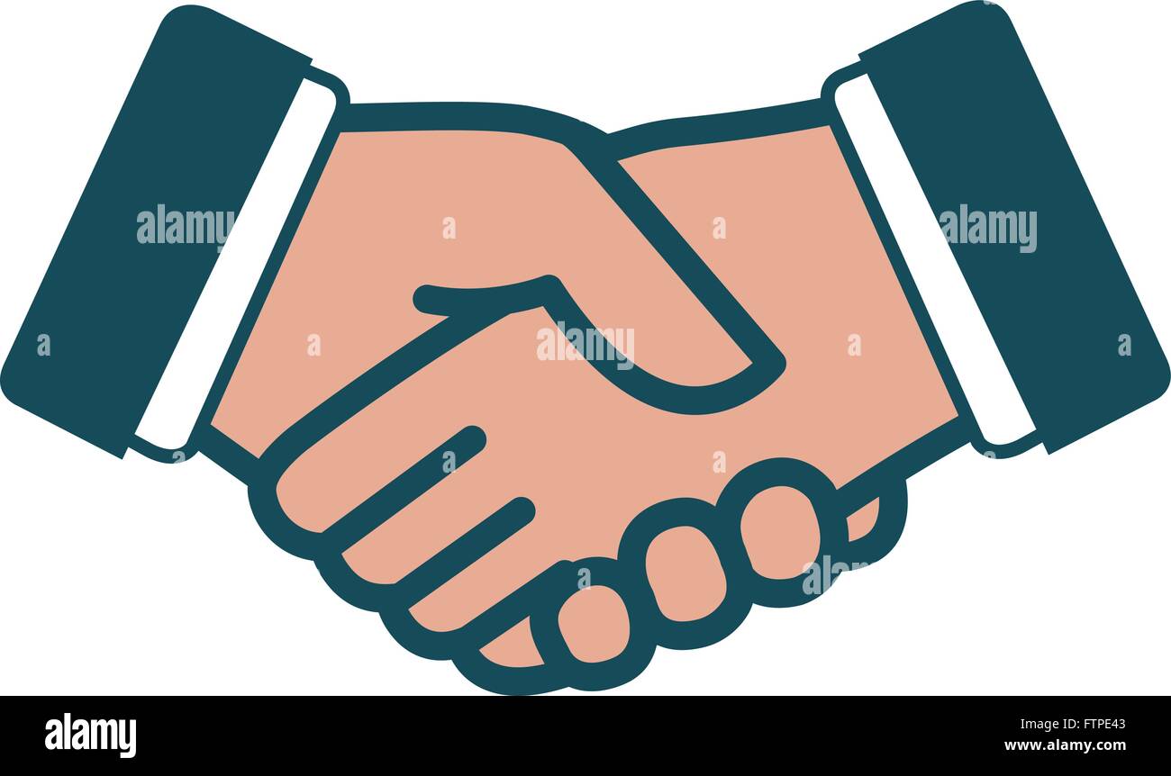 Congratulations handshake Stock Vector Images - Alamy