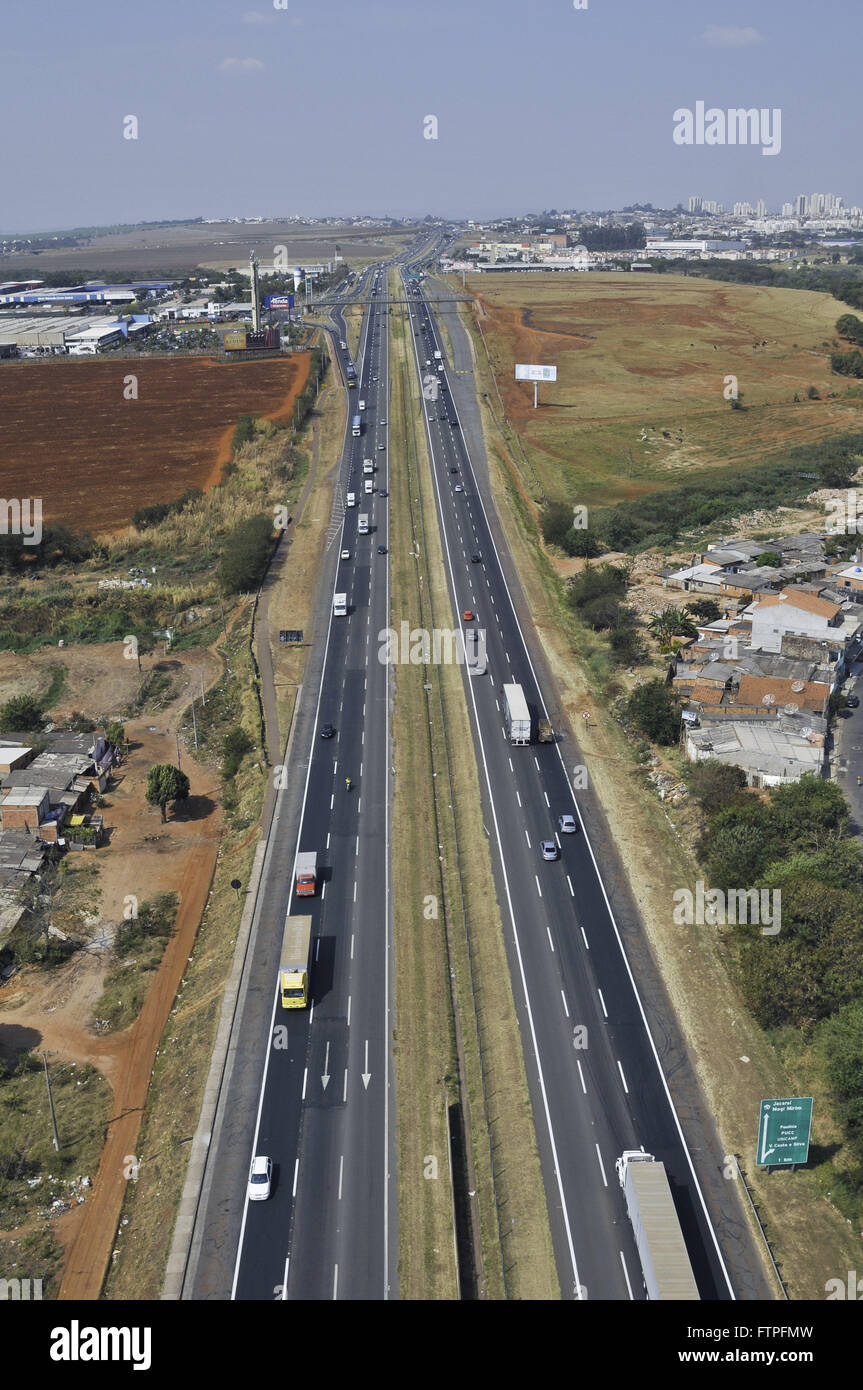 Aerial view of the SP-65 Dom Pedro I highway Stock Photo - Alamy