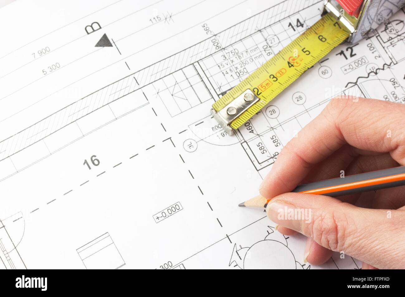 Plotting pencil hi-res stock photography and images - Alamy