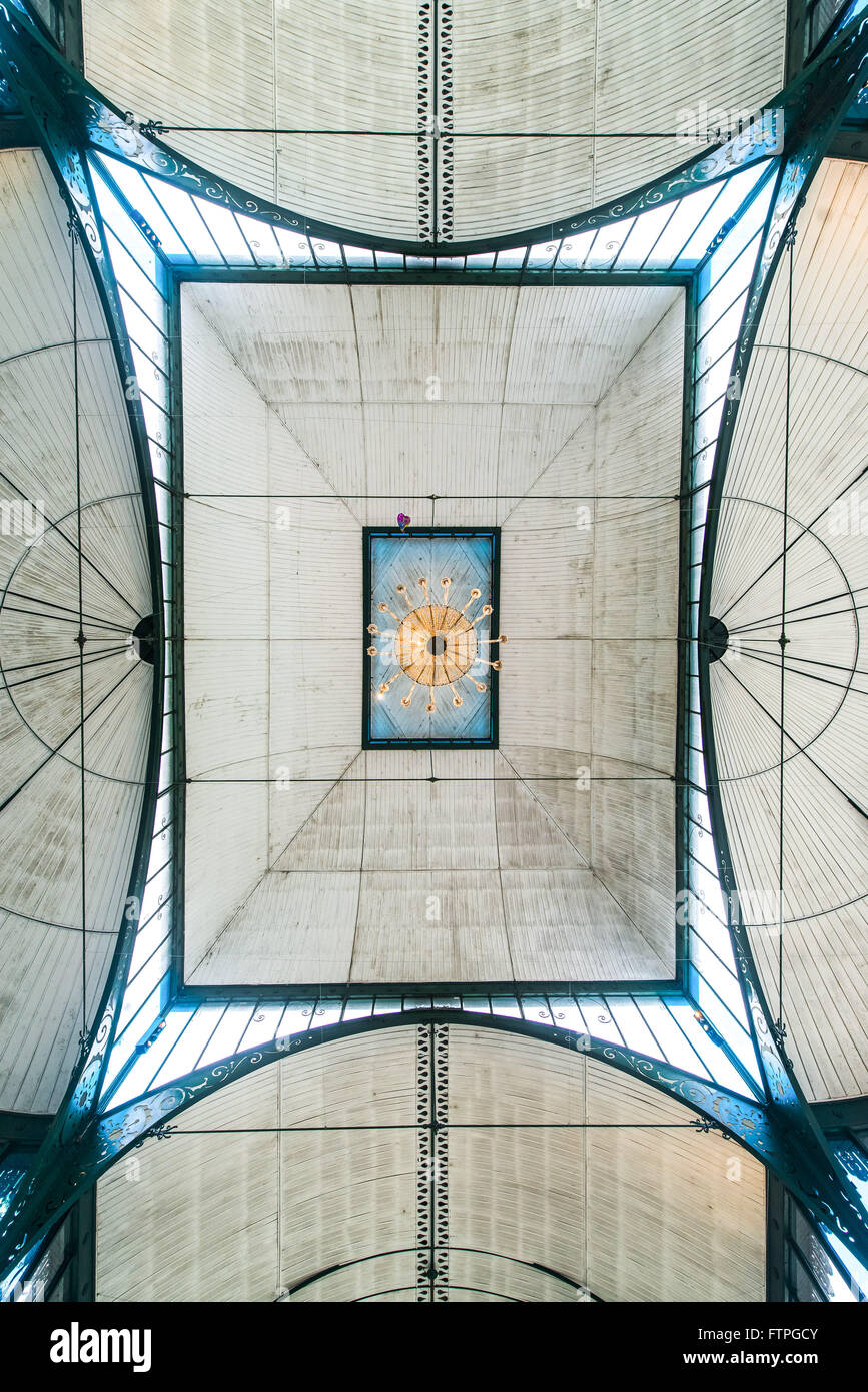 Roof of the Crystal Palace - built in 1879 - pre-assembled structure ...