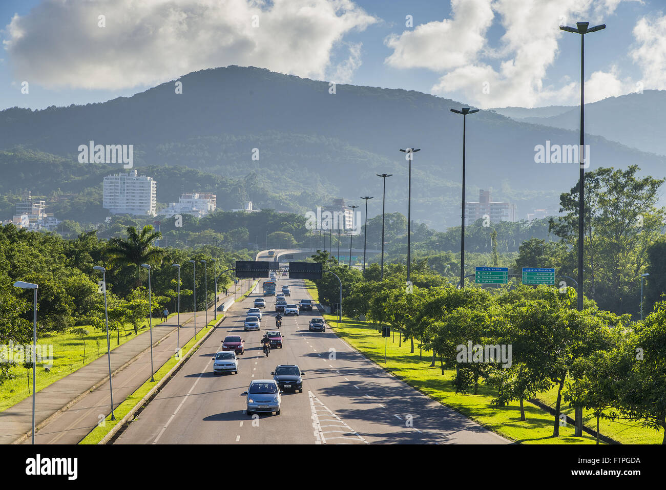 Straight from Tres Bridges Avenida Beira Mar Norte Stock Photo - Alamy