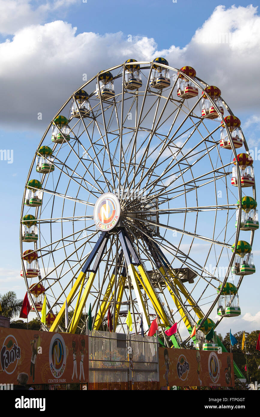 Giant Ferris Wheel in City Park Dona Sarah Kubitschek Stock Photo - Alamy