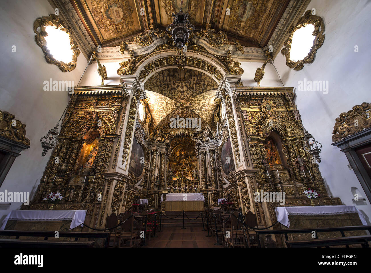 Inner view of Church of Santo Antonio Stock Photo - Alamy