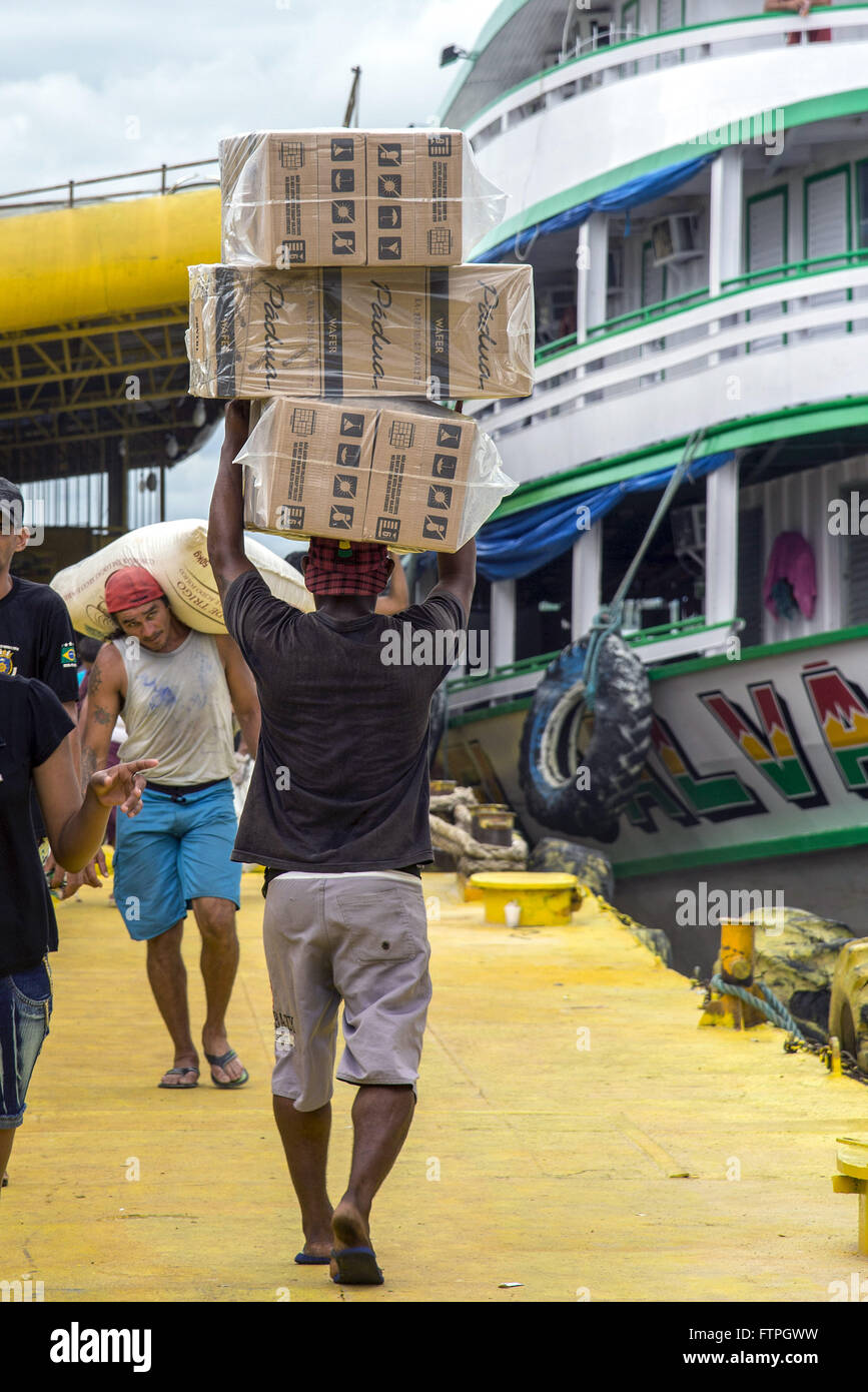 Boat carrying goods hi-res stock photography and images - Alamy
