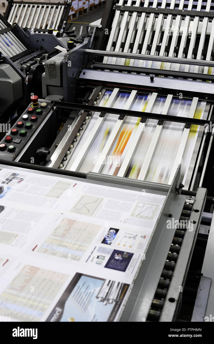 Book pages are printed in offset Stock Photo - Alamy