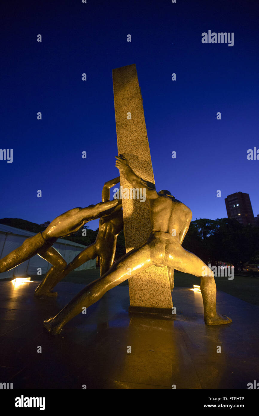Monument to Goiania also known as Monument to the Three Races Stock ...