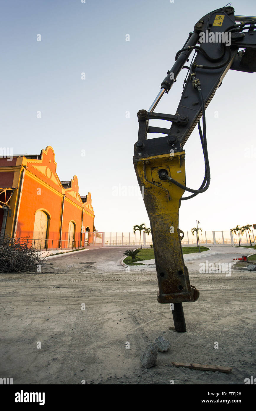 Works at Pier Maua - Port of Rio de Janeiro Stock Photo - Alamy