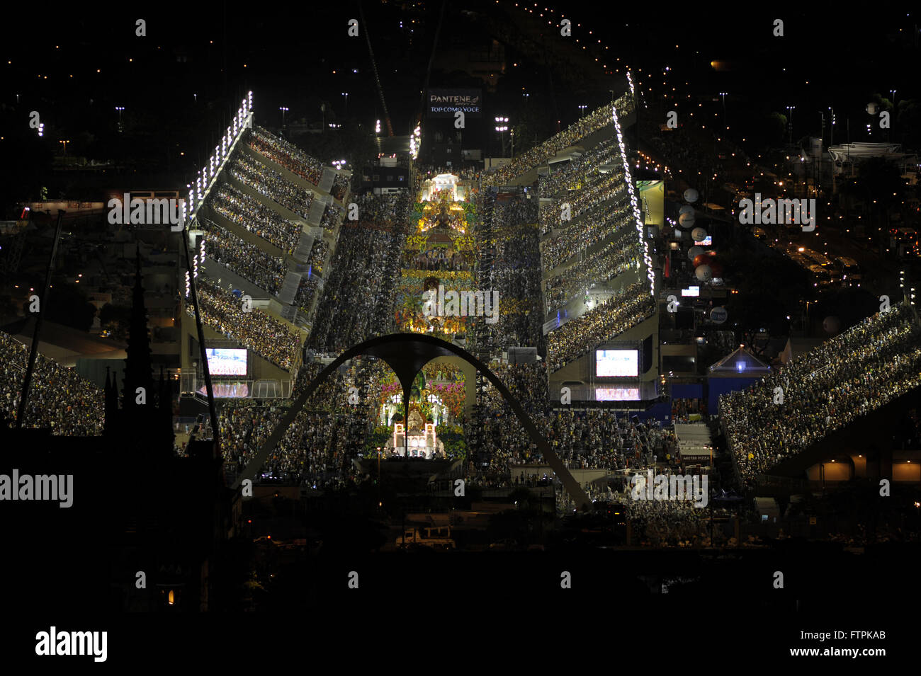 Night view of the city`s Sambadrome in Rio de Janeiro Stock Photo - Alamy