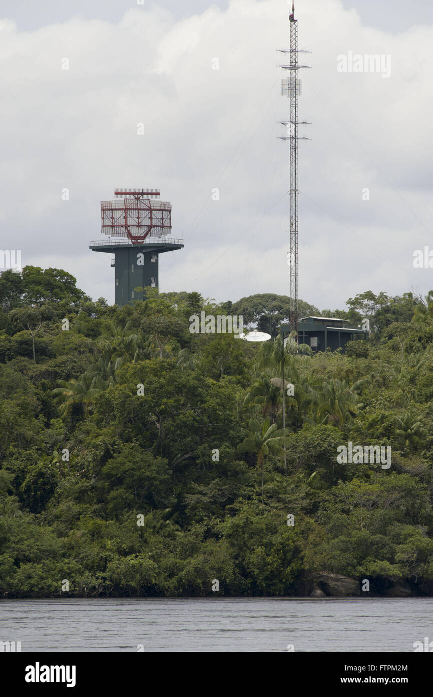 Radar and antenna SIPAM Sivam - the Amazon Surveillance System Stock ...
