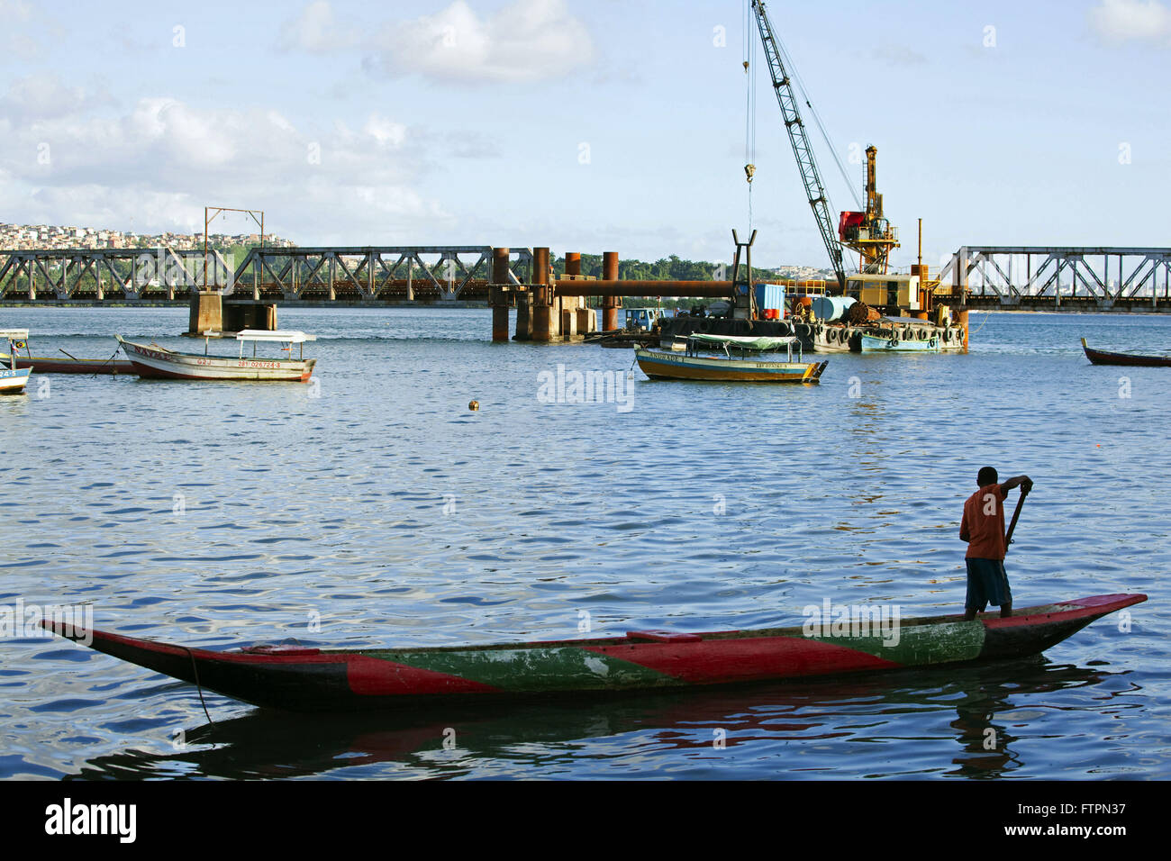 Goat Creek - Incidental railway bridge maintenance in Sao Joao ...
