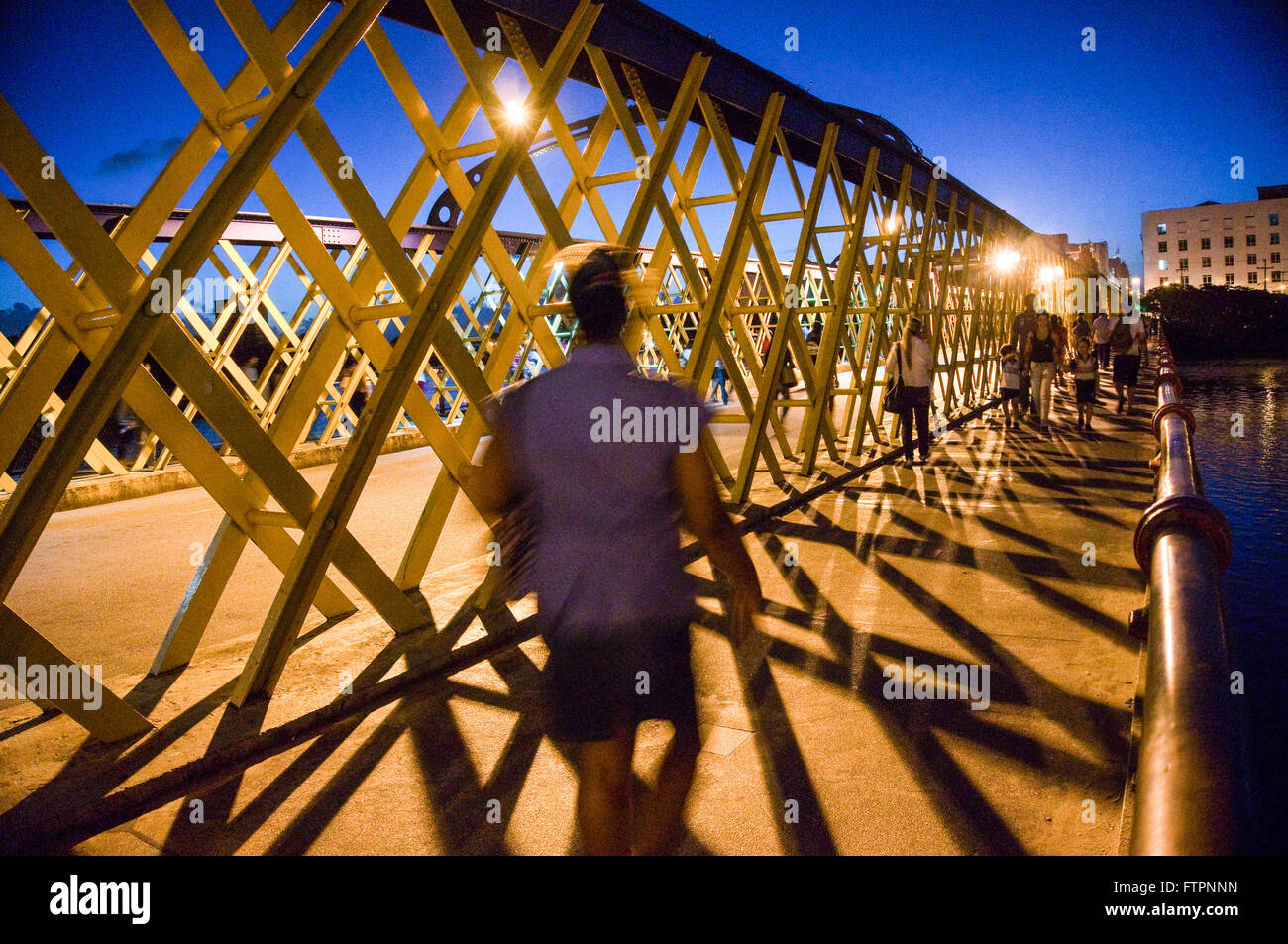 Bridge built for pedestrians hi-res stock photography and images - Alamy