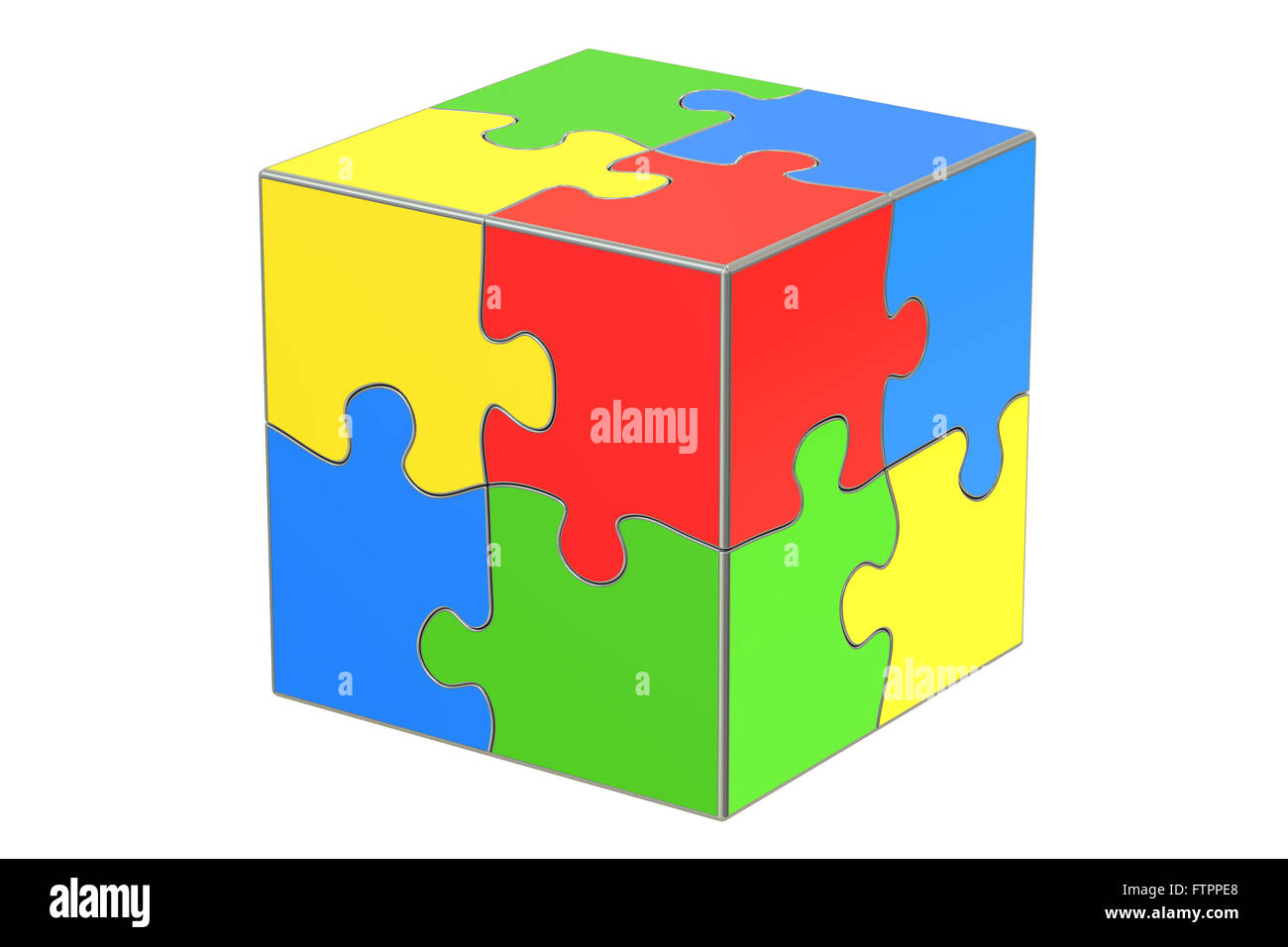 Cube Puzzle Pieces