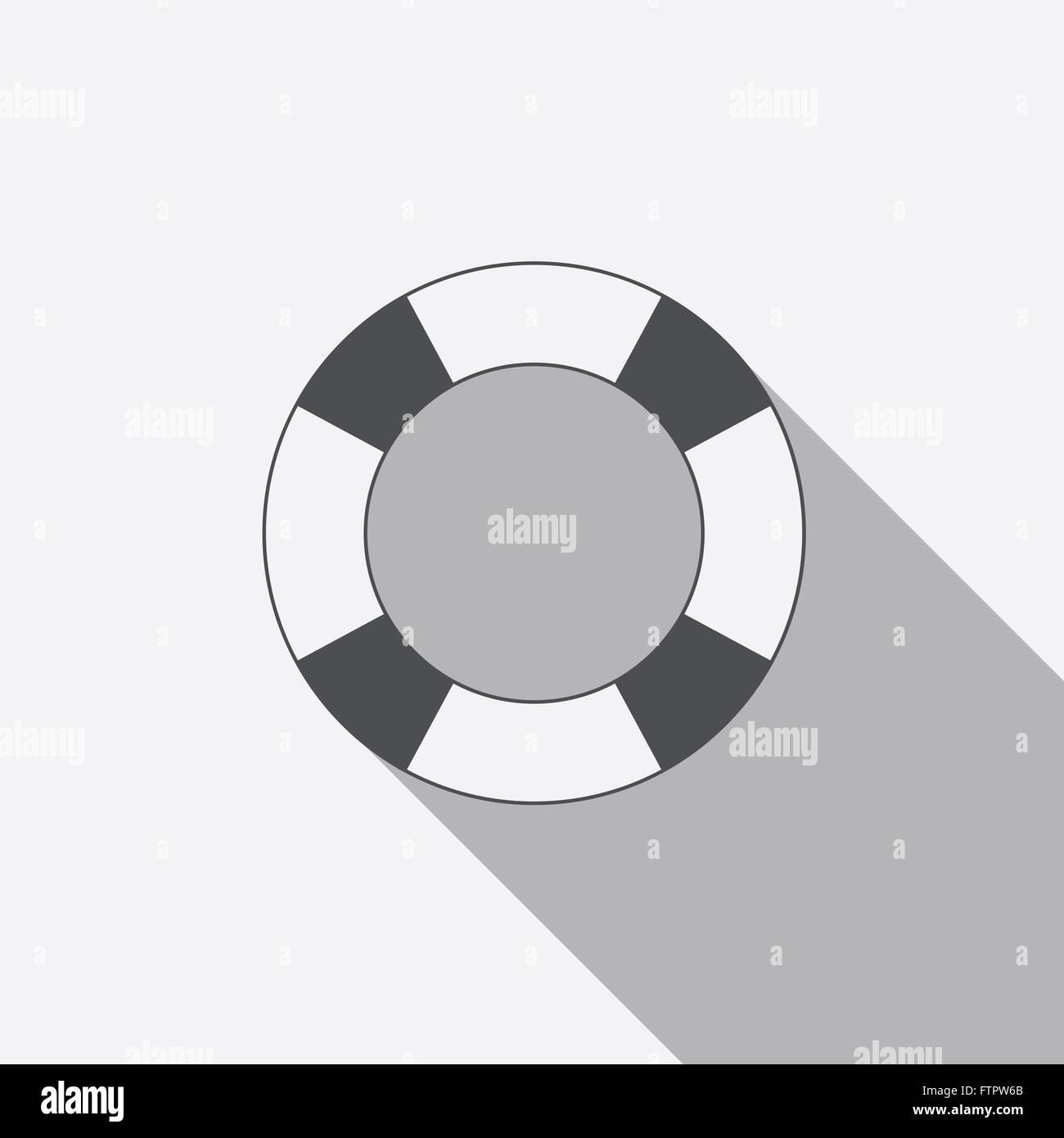 Lifebuoy Sign Symbol Vector Illustration Stock Vector Image & Art - Alamy