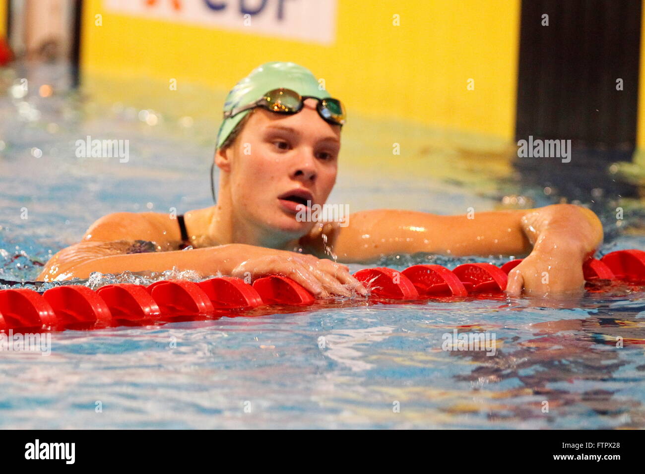 Angers, France, November 21, 2015 Pauline Mahieu 2nd in the 200 meter ...