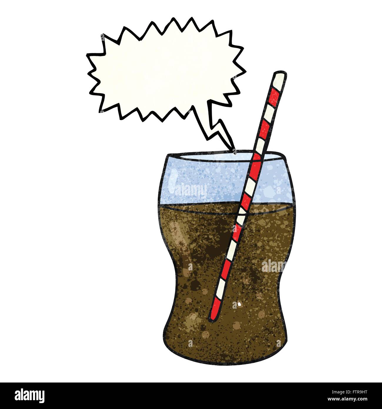 Freehand drawn cartoon fizzy drink Stock Vector Images - Alamy