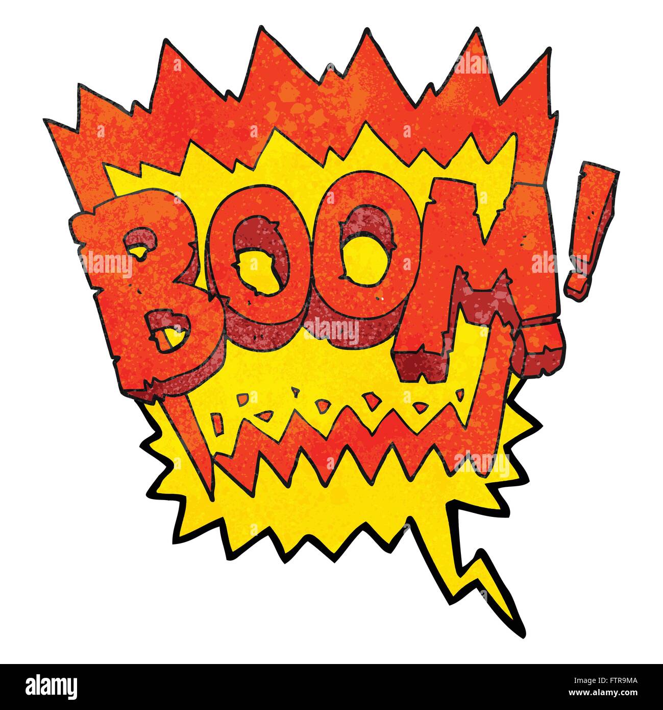 Freehand drawn cartoon boom symbol Stock Vector Images - Alamy