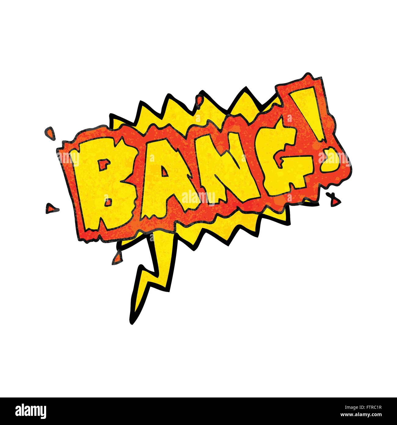 freehand speech bubble textured cartoon bang symbol Stock Vector Image ...