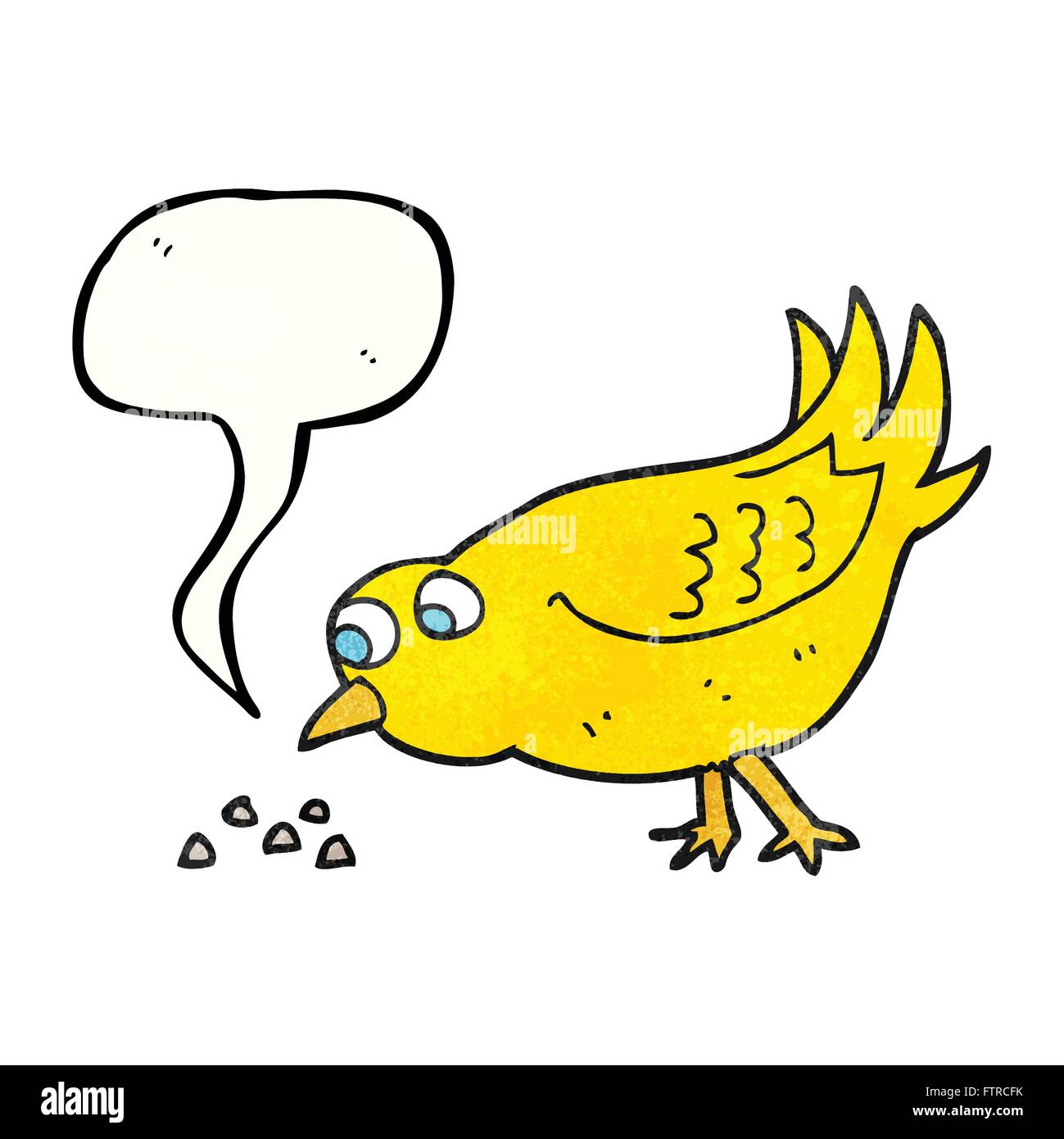 Bird eating seeds Stock Vector Images - Alamy