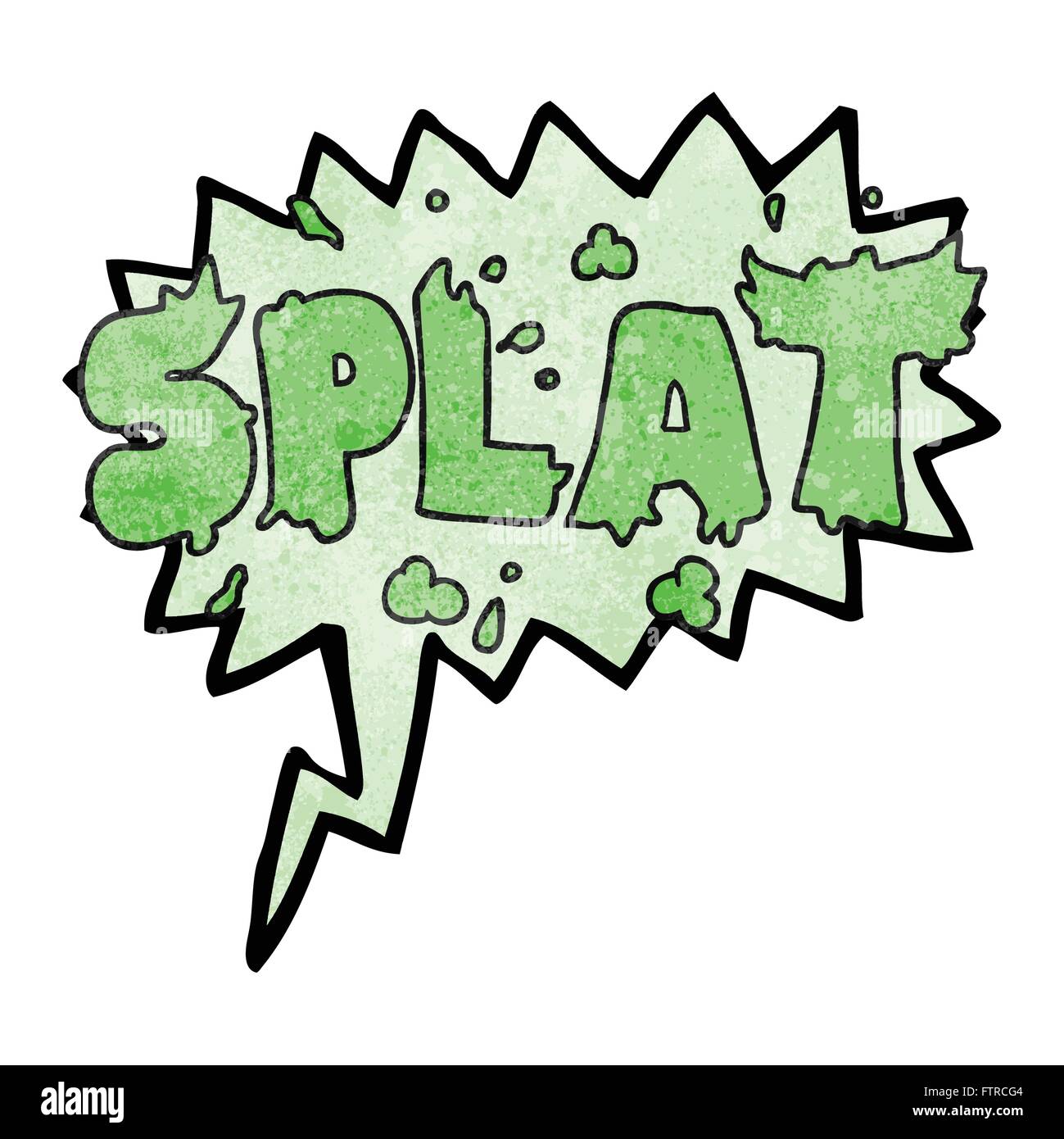 Freehand drawn bubble cartoon splat hi-res stock photography and images ...