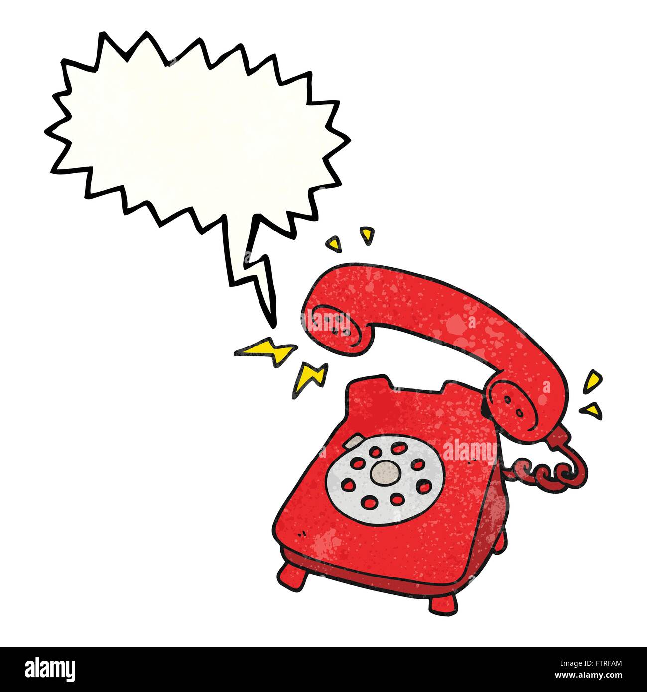 Ringing phone clipart hi-res stock photography and images - Alamy
