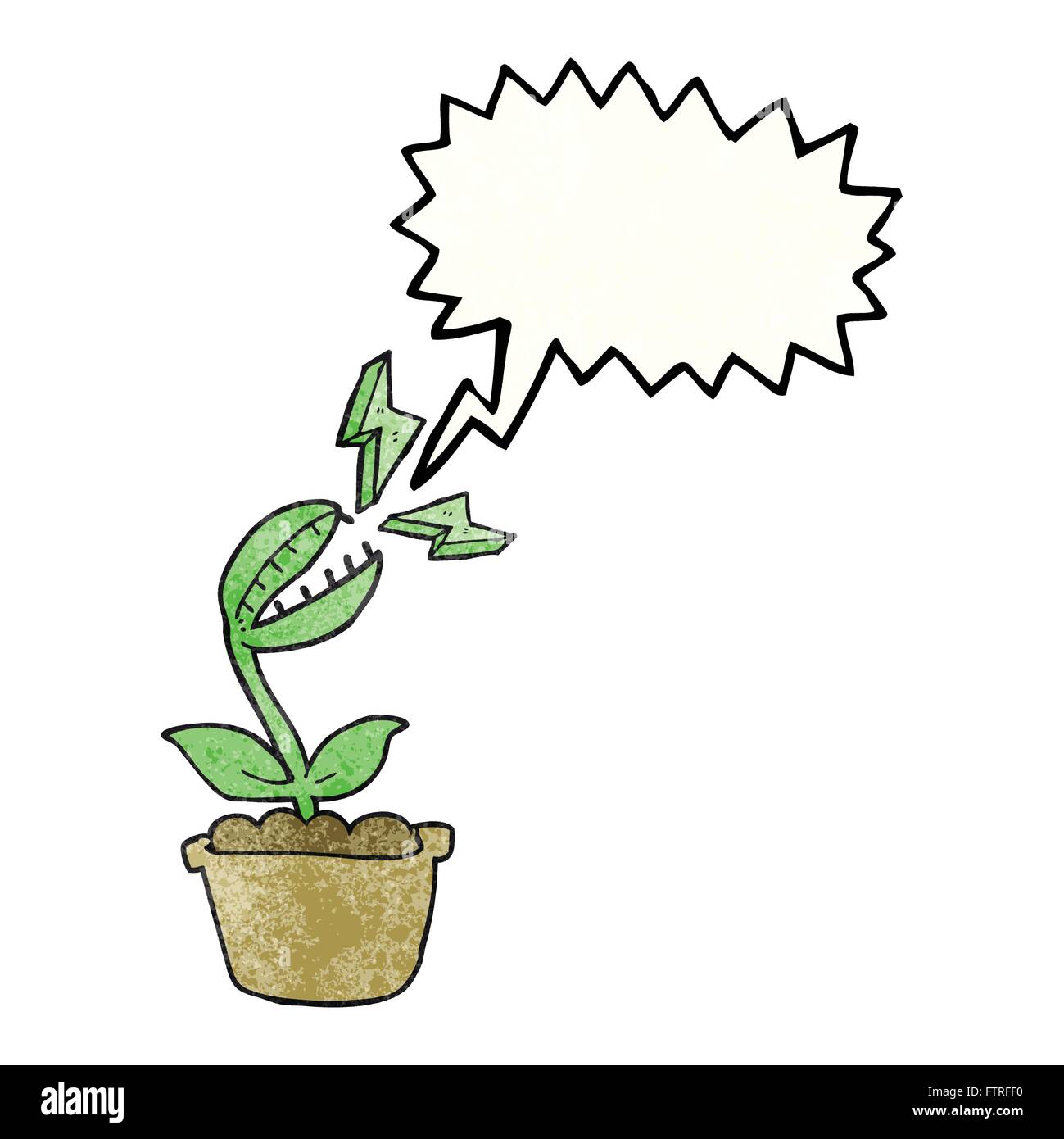 Cartoon venus fly trap hi-res stock photography and images - Alamy
