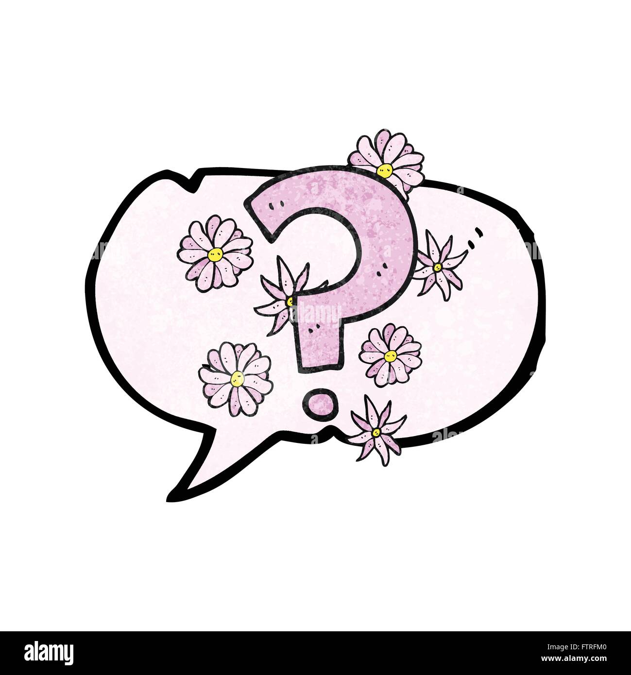 freehand drawn texture speech bubble cartoon question mark Stock Vector ... freehand drawn texture speech bubble cartoon question mark Stock Vector ...