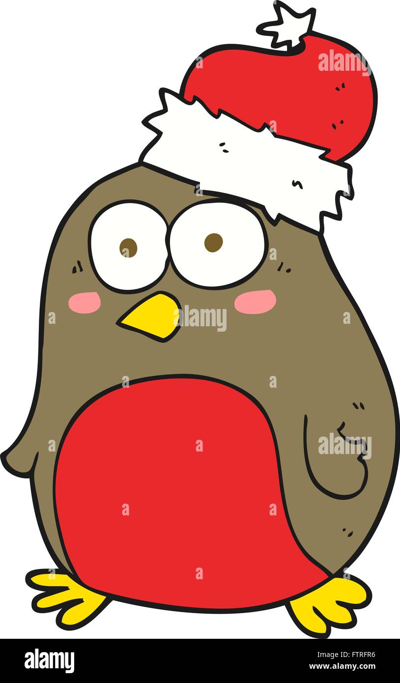 freehand drawn cartoon robin Stock Vector Image & Art - Alamy
