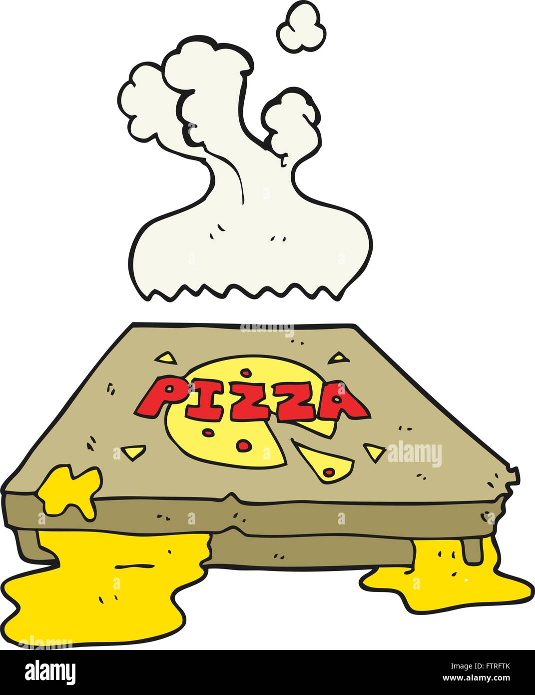 freehand drawn cartoon pizza Stock Vector Image & Art - Alamy