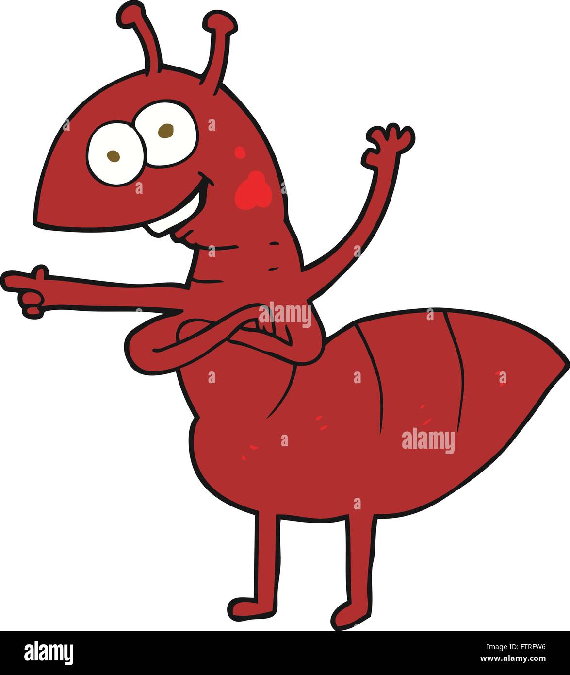 freehand drawn cartoon ant Stock Vector Image & Art - Alamy