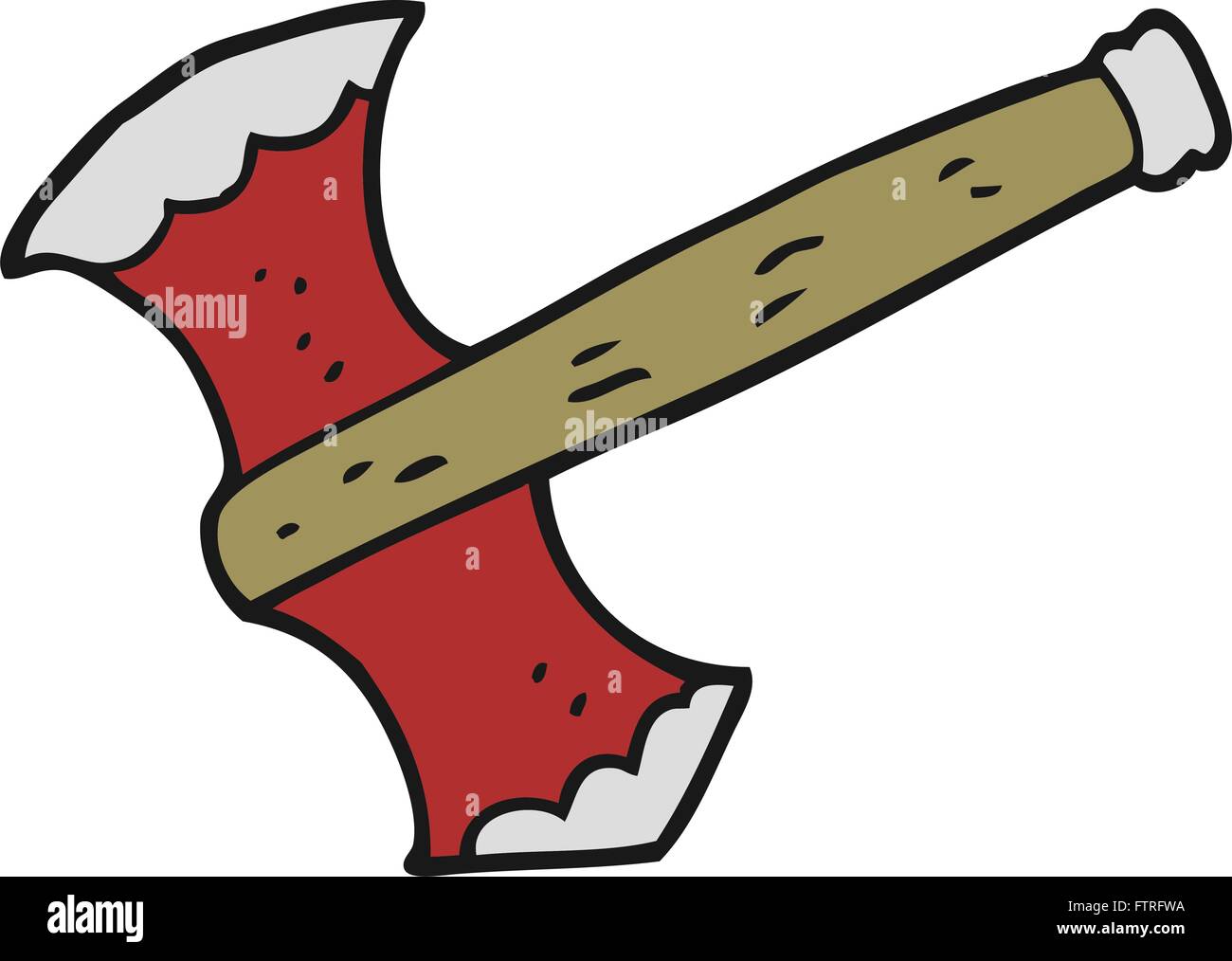 freehand drawn cartoon axe Stock Vector Image & Art - Alamy