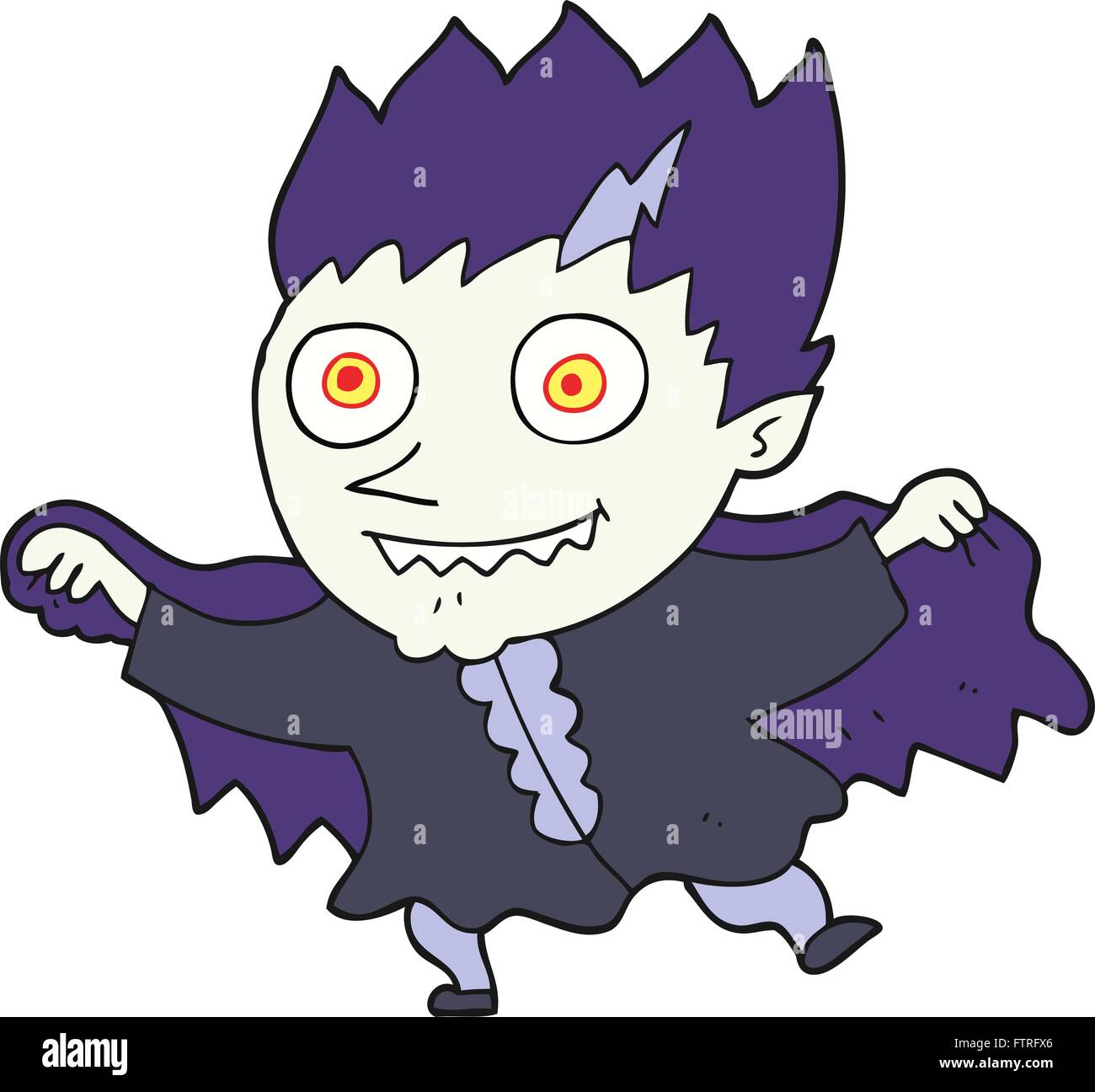 freehand drawn cartoon vampire Stock Vector Image & Art - Alamy