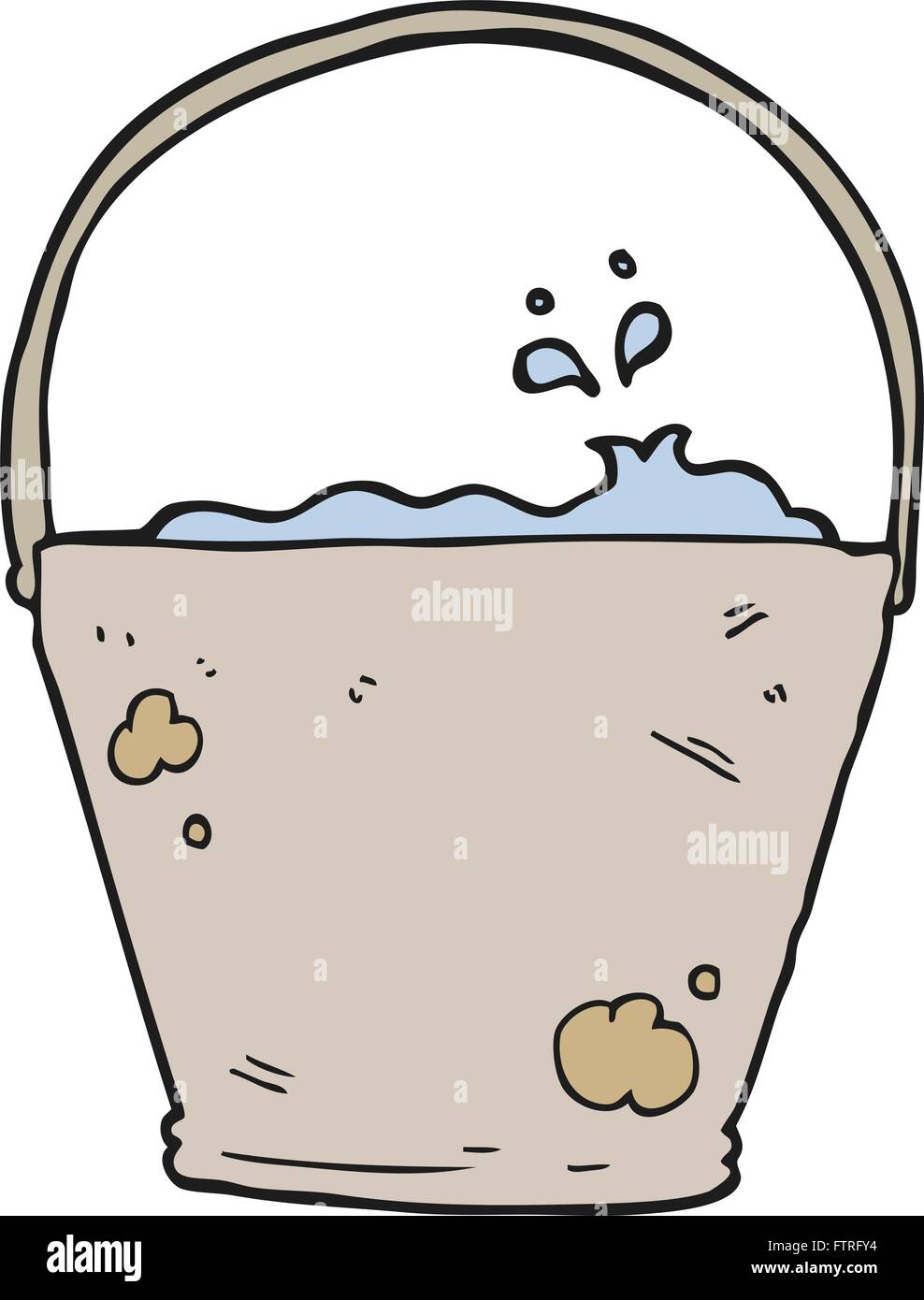 freehand drawn cartoon bucket Stock Vector Image & Art - Alamy