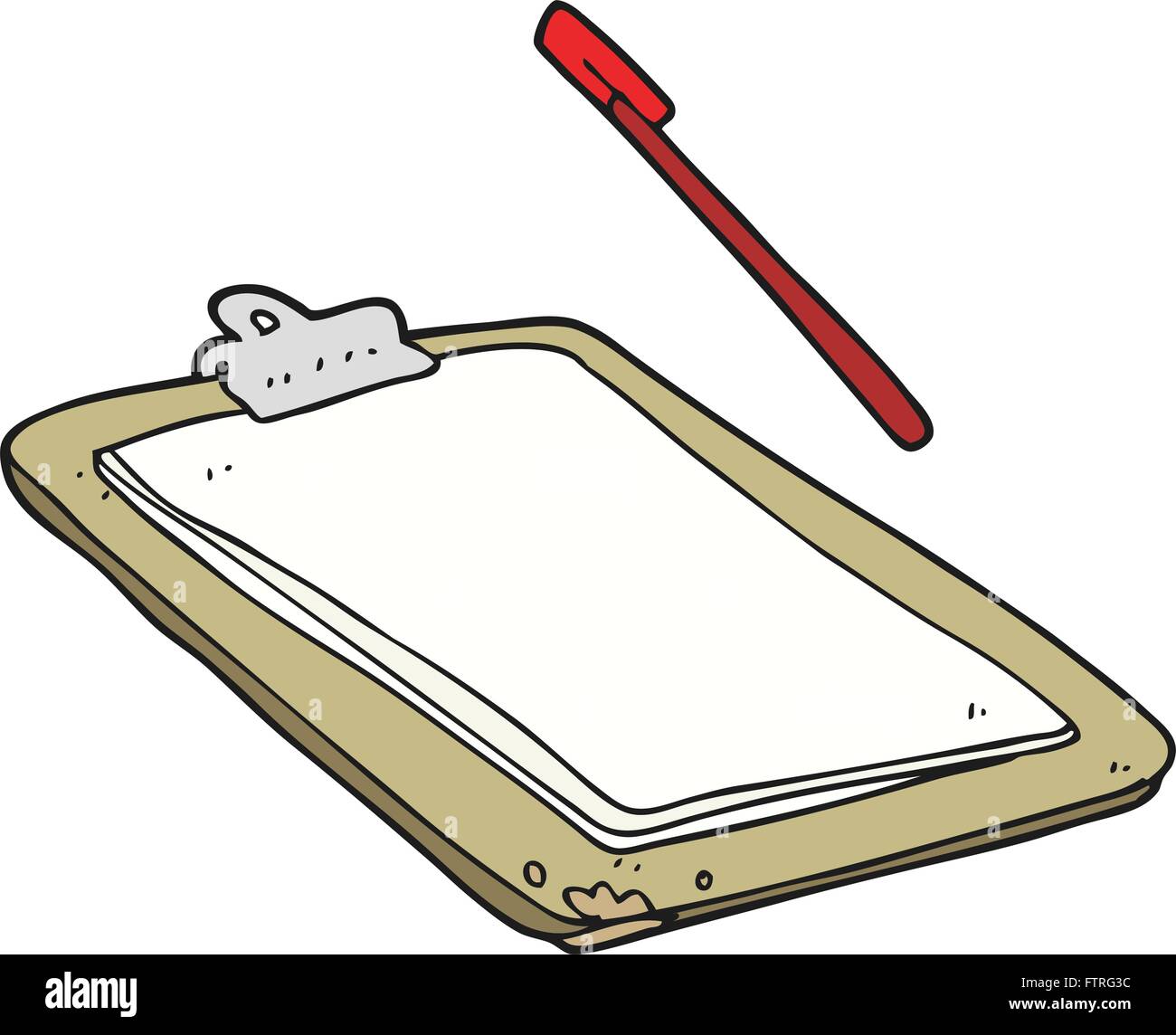 Freehand drawn cartoon check list hi-res stock photography and images ...