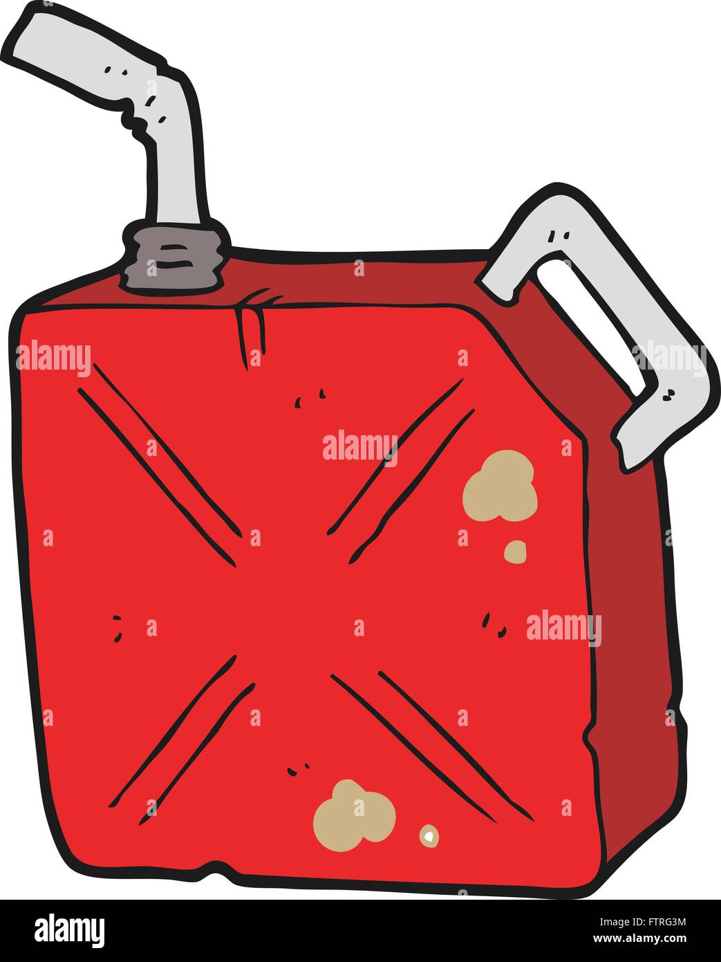 freehand drawn cartoon fuel can Stock Vector Image & Art - Alamy