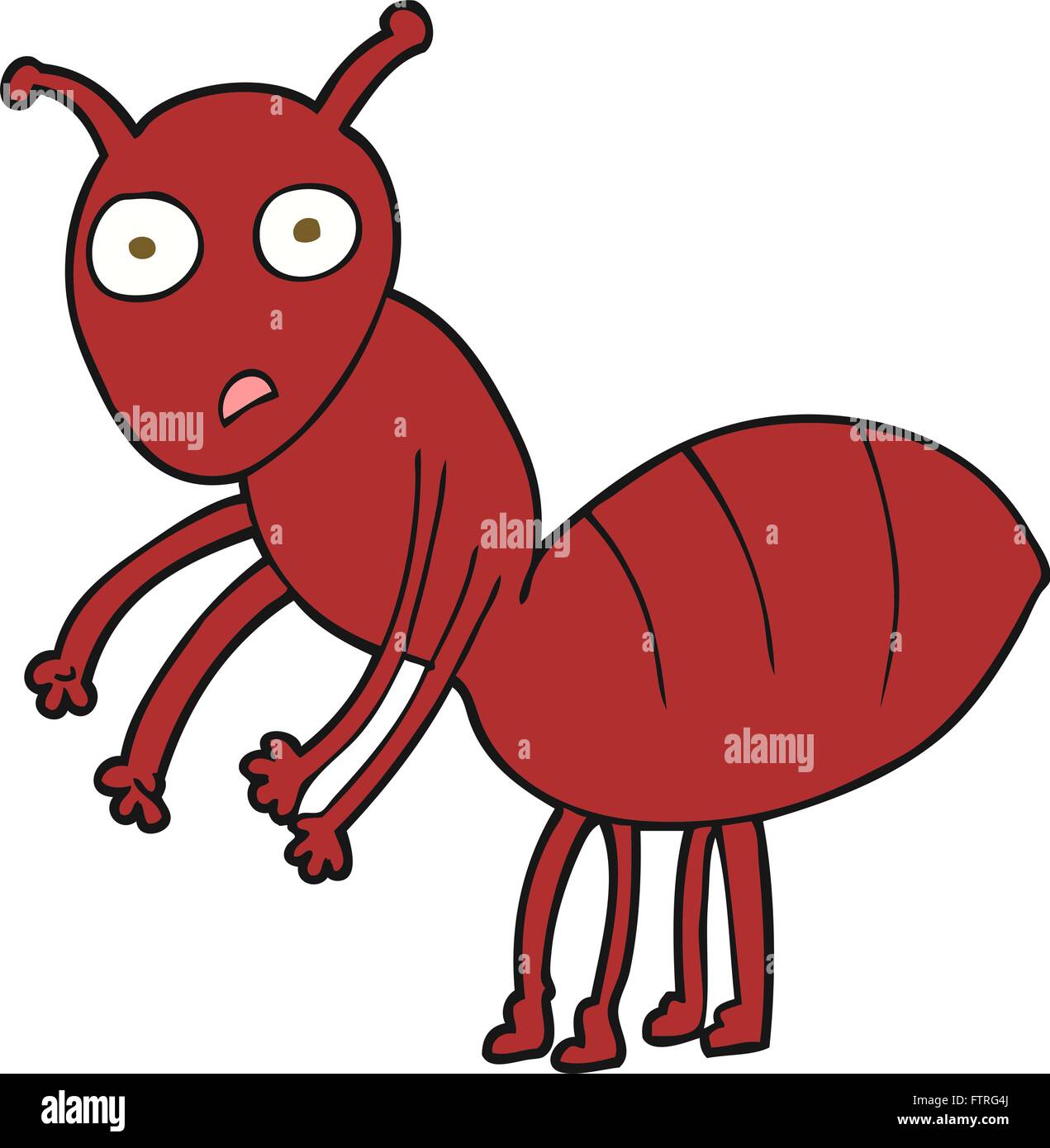 freehand drawn cartoon ant Stock Vector Image & Art - Alamy