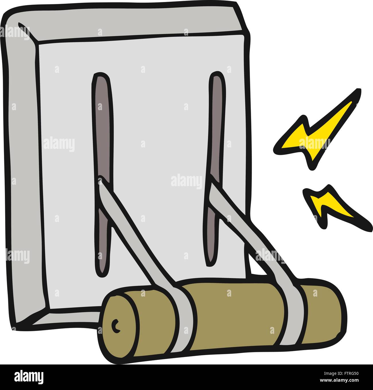 freehand drawn cartoon electrical switch Stock Vector Image & Art - Alamy