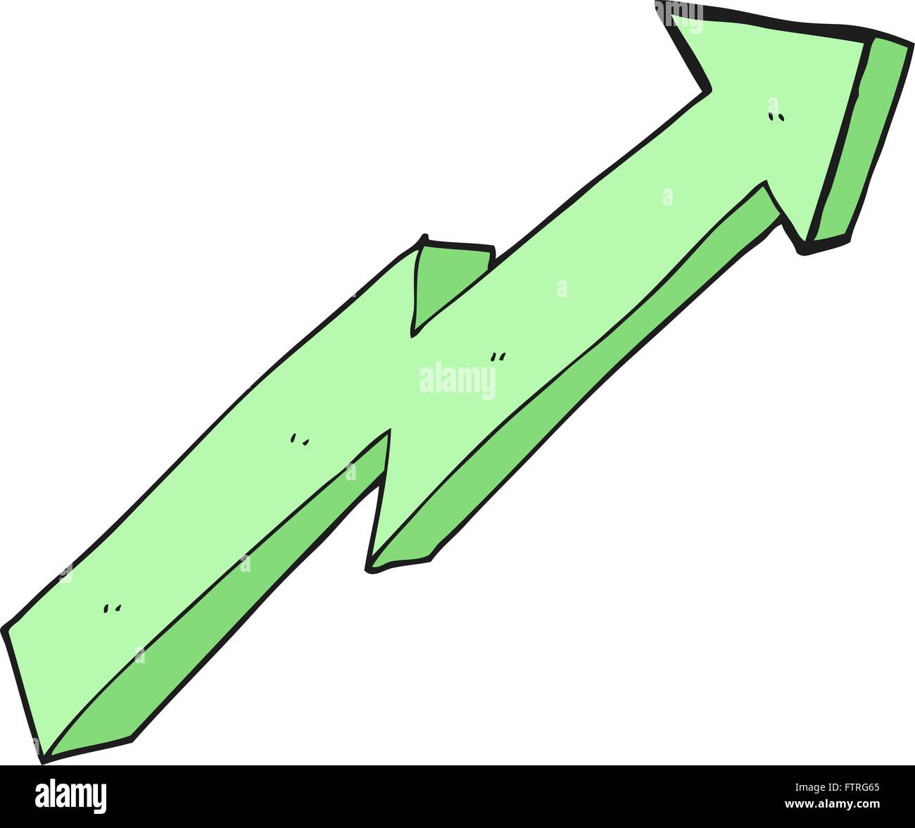 Cartoon Arrows Pointing Up