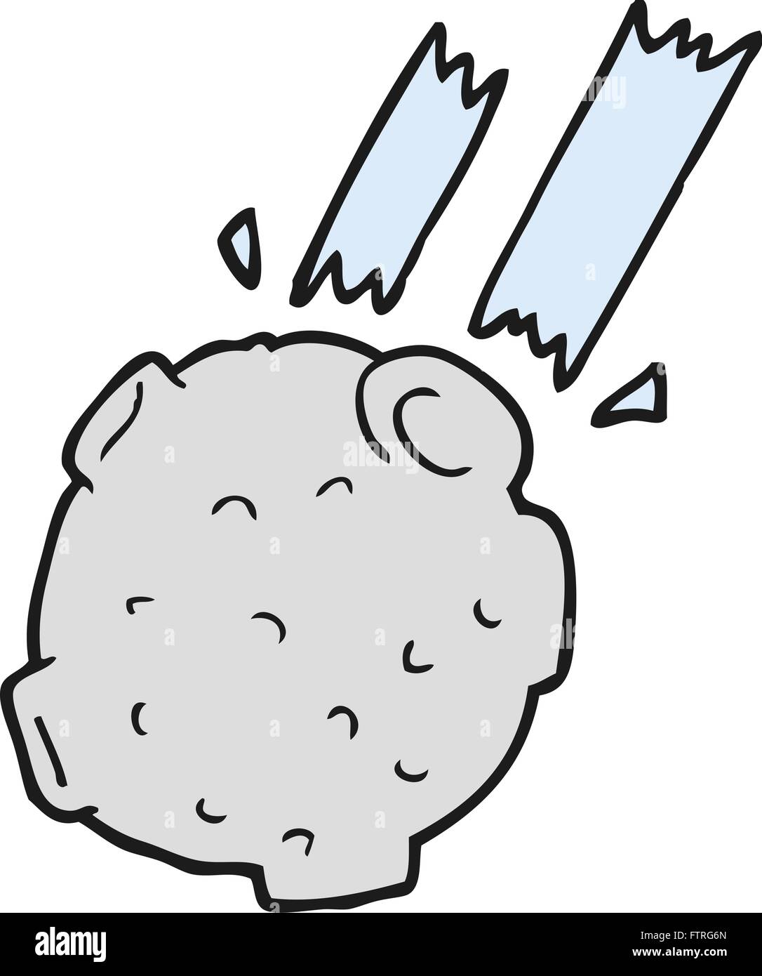 freehand drawn cartoon meteor Stock Vector Image & Art - Alamy