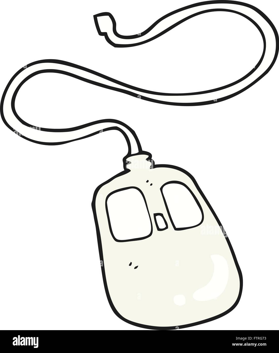 freehand drawn cartoon computer mouse Stock Vector Image & Art - Alamy