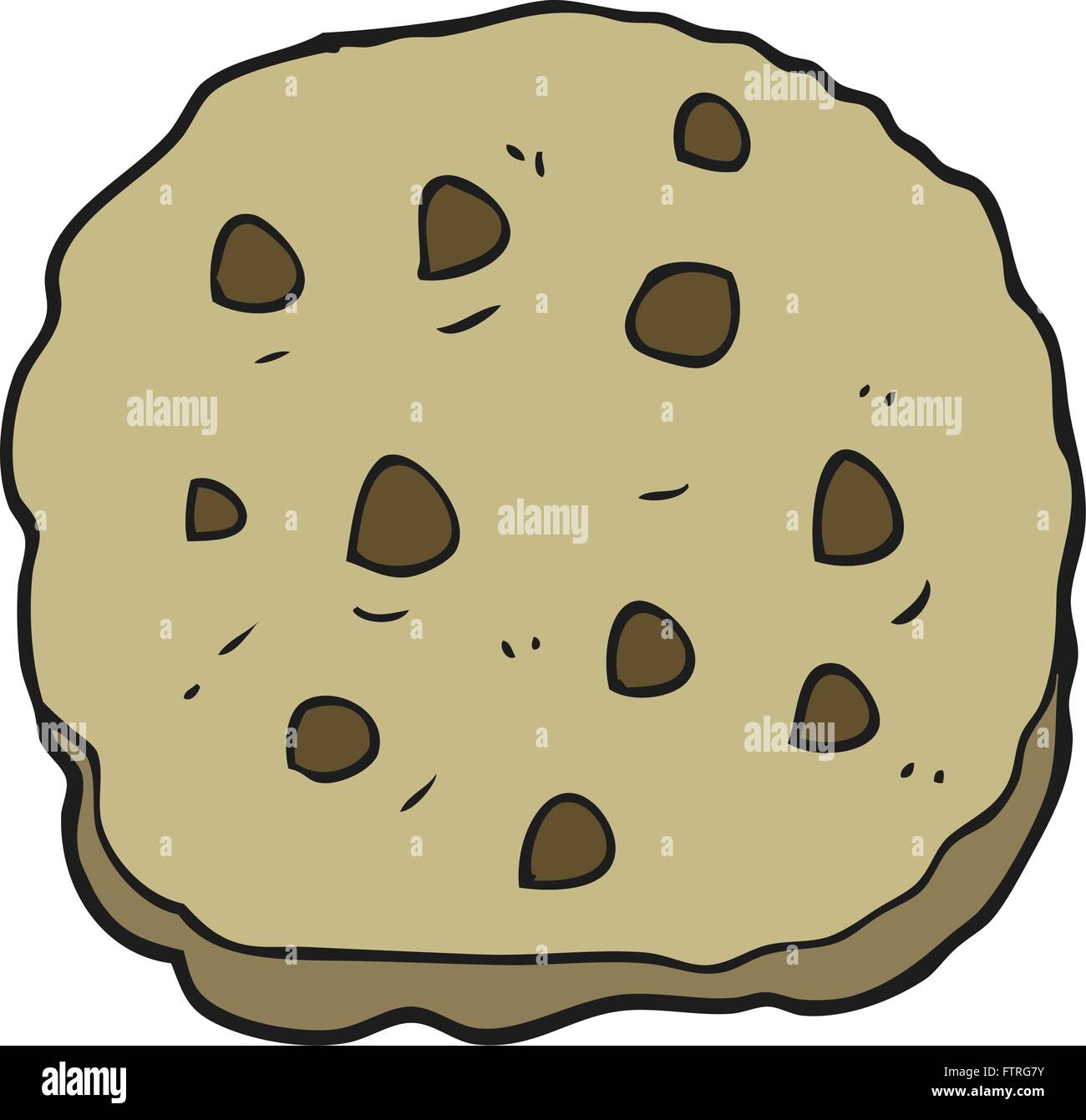 freehand drawn cartoon cookie Stock Vector Image & Art - Alamy