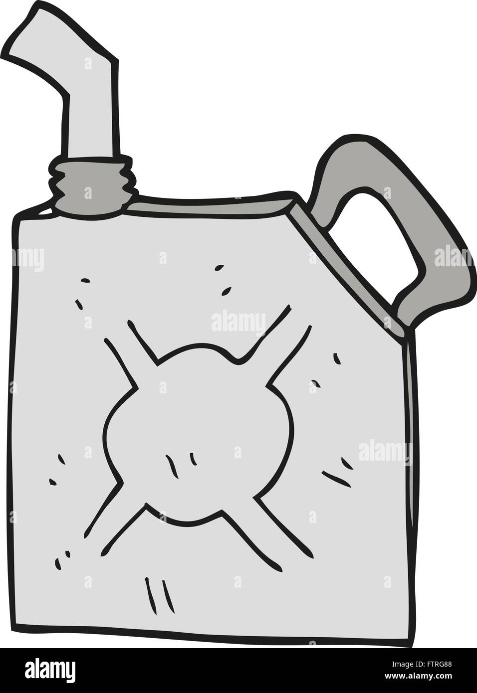 freehand drawn cartoon fuel can Stock Vector Image & Art - Alamy