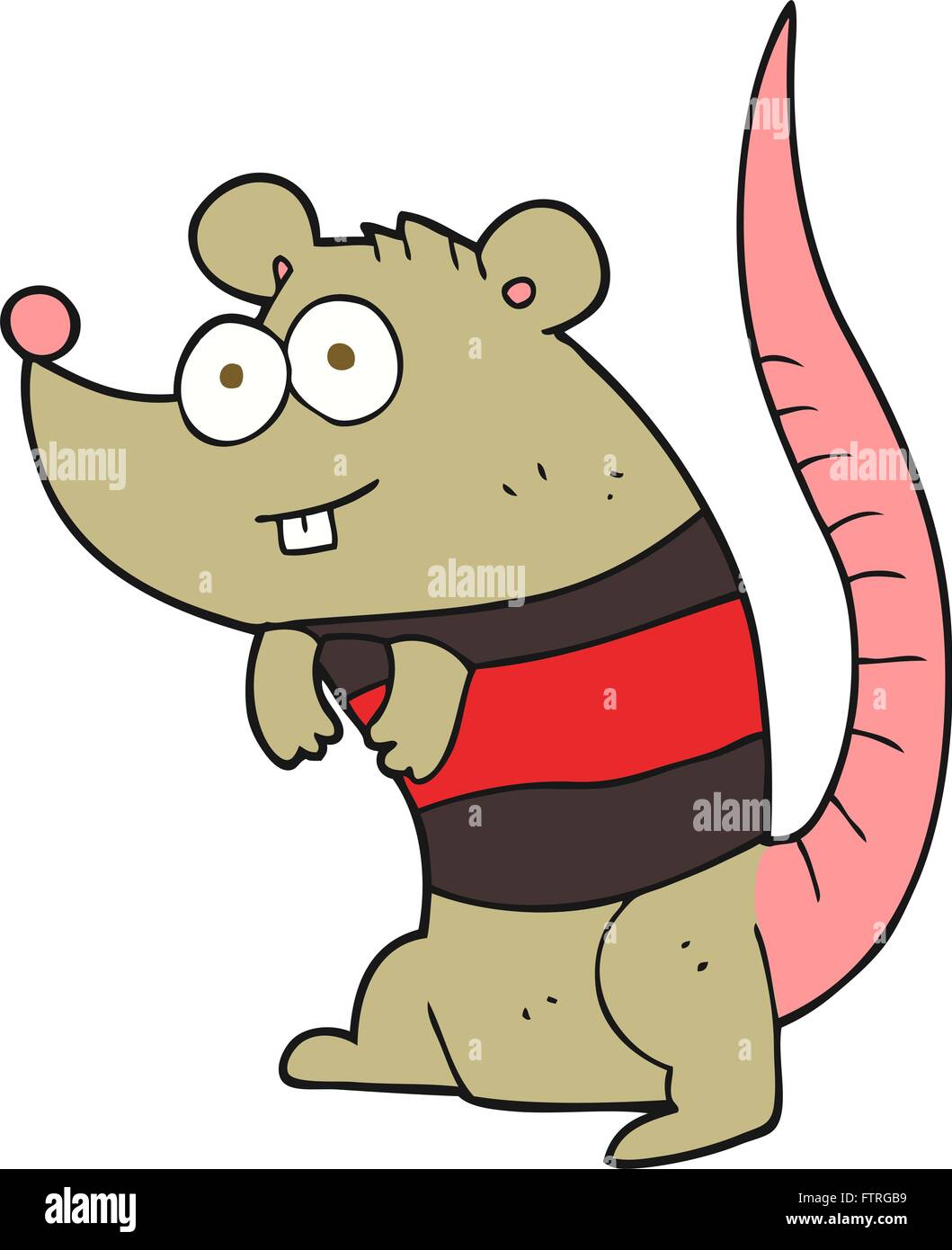 freehand drawn cartoon rat Stock Vector Image & Art - Alamy
