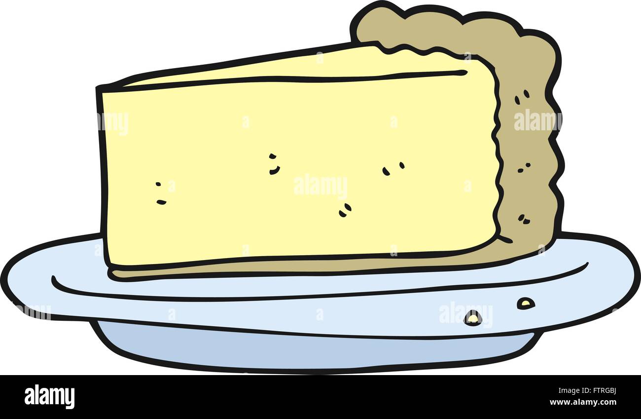 freehand drawn cartoon cheesecake Stock Vector Image & Art - Alamy