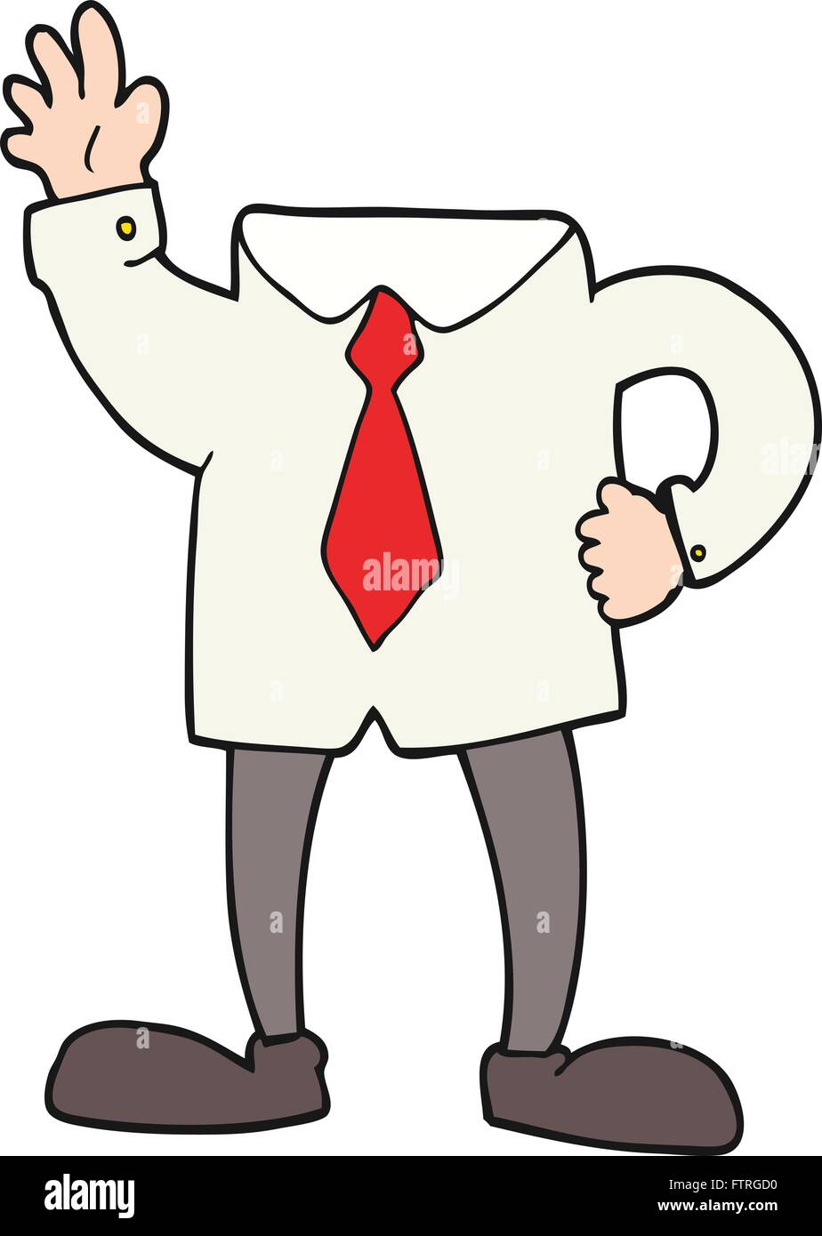 Drawn cartoon headless hi-res stock photography and images - Alamy