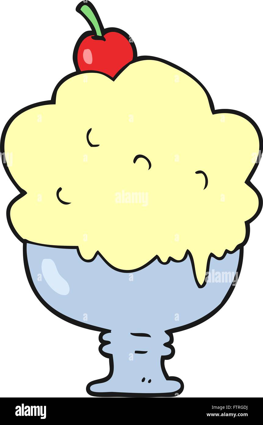 freehand drawn cartoon ice cream Stock Vector Image & Art - Alamy